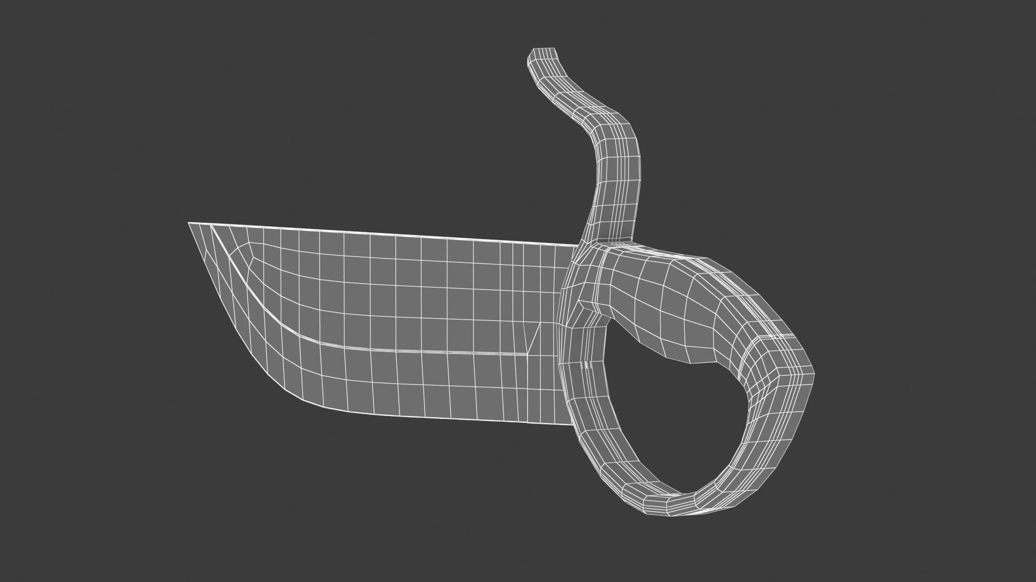 Butterfly Sword 03 - 3D Model by frezzy