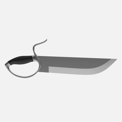 Butterfly Sword 03 - 3D Model by frezzy