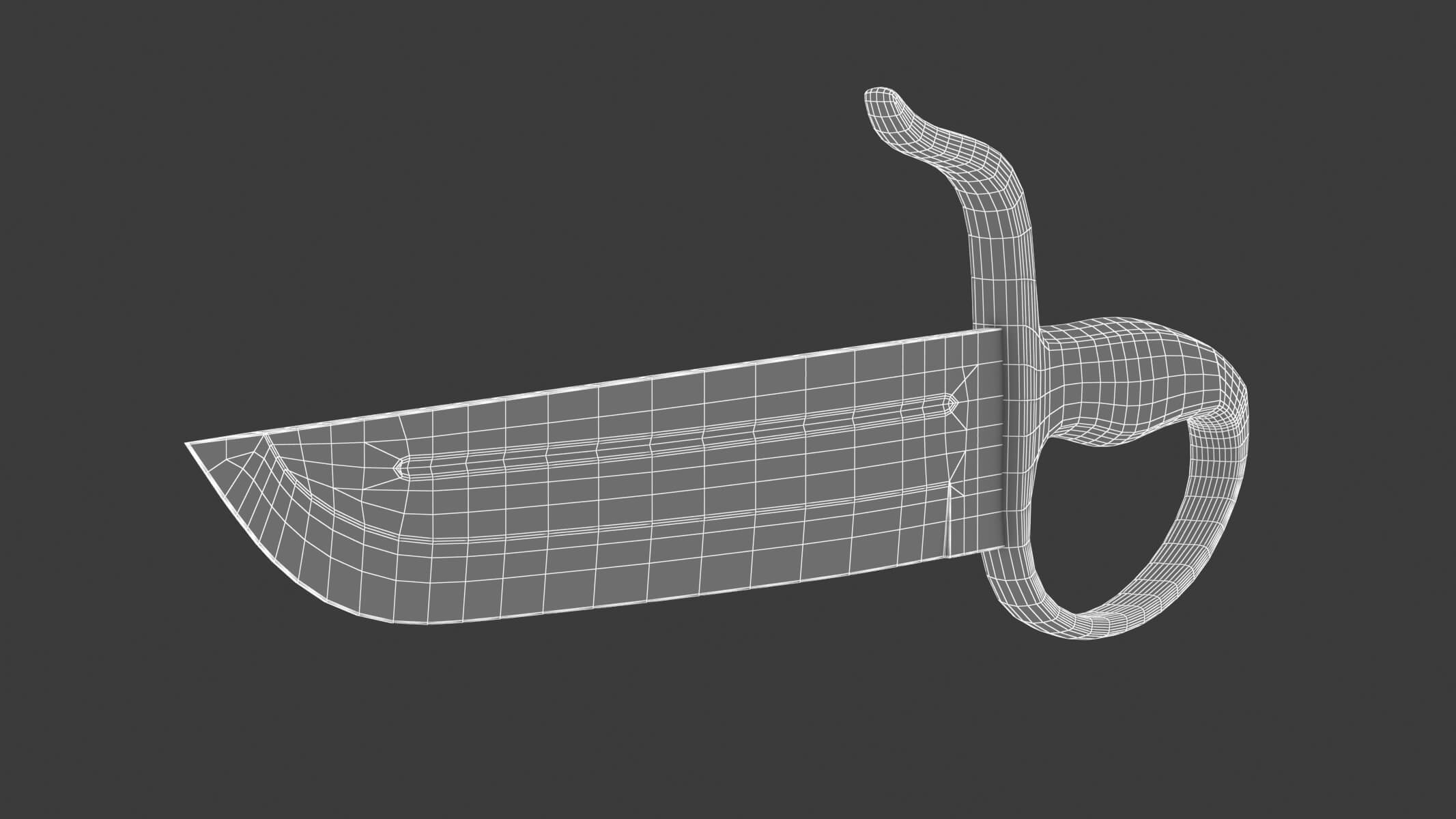 Butterfly Sword 04 - 3D Model by frezzy