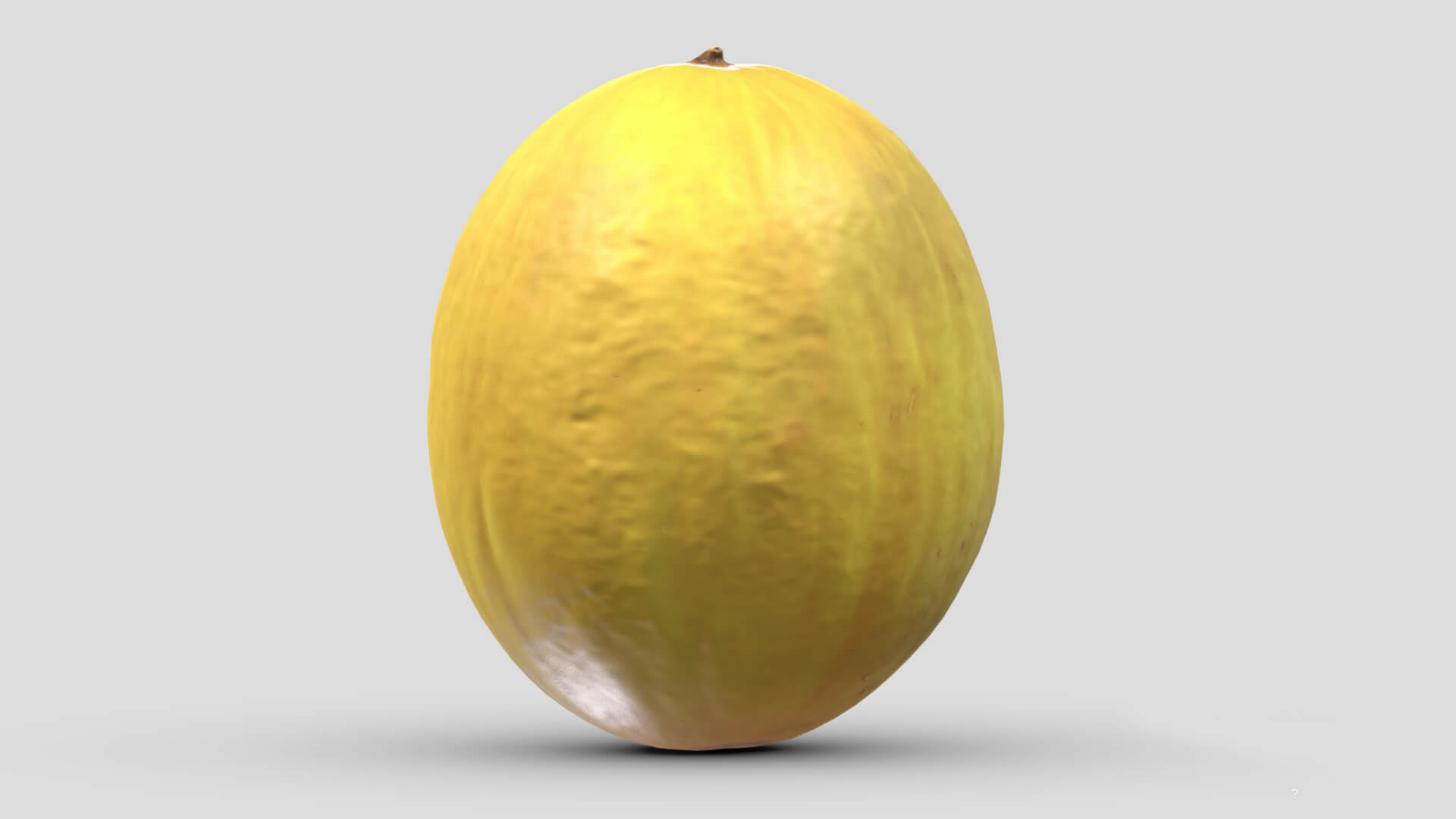 Canary Melon Low Poly - 3D Model by frezzy