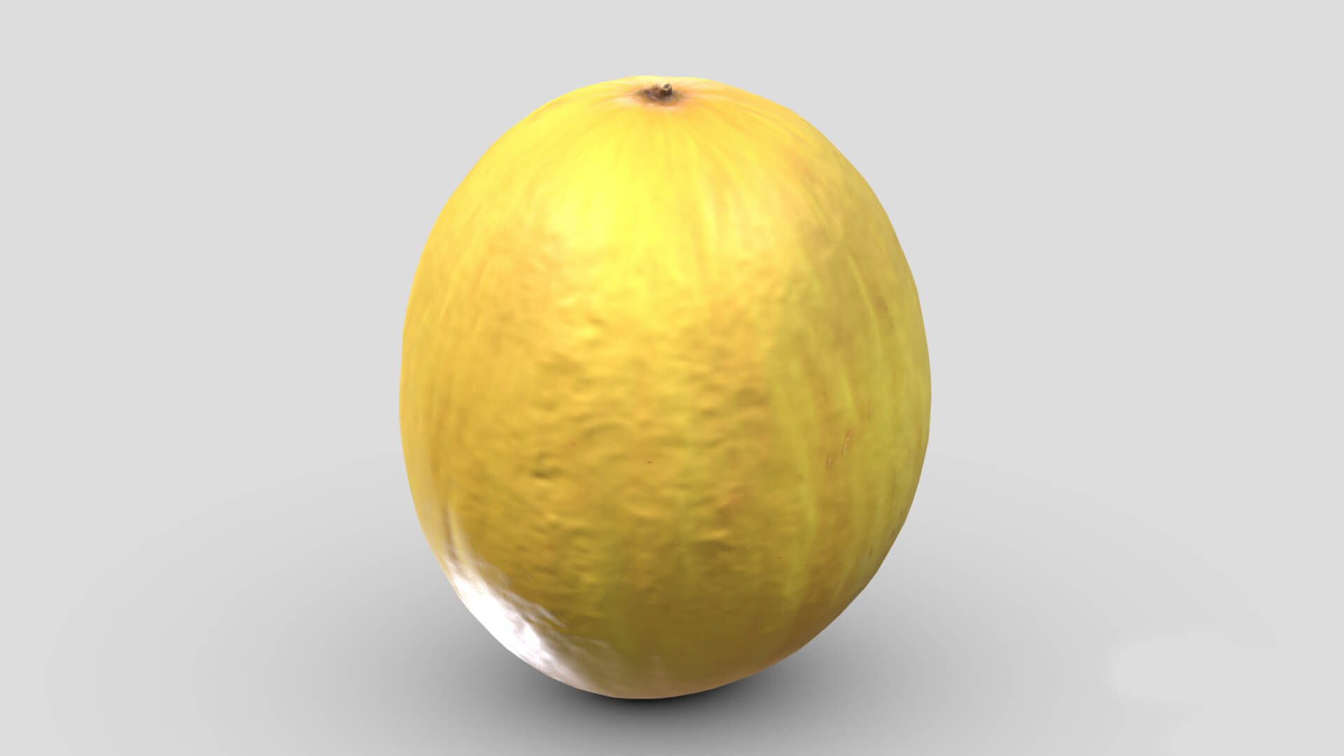 Canary Melon Low Poly - 3D Model by frezzy