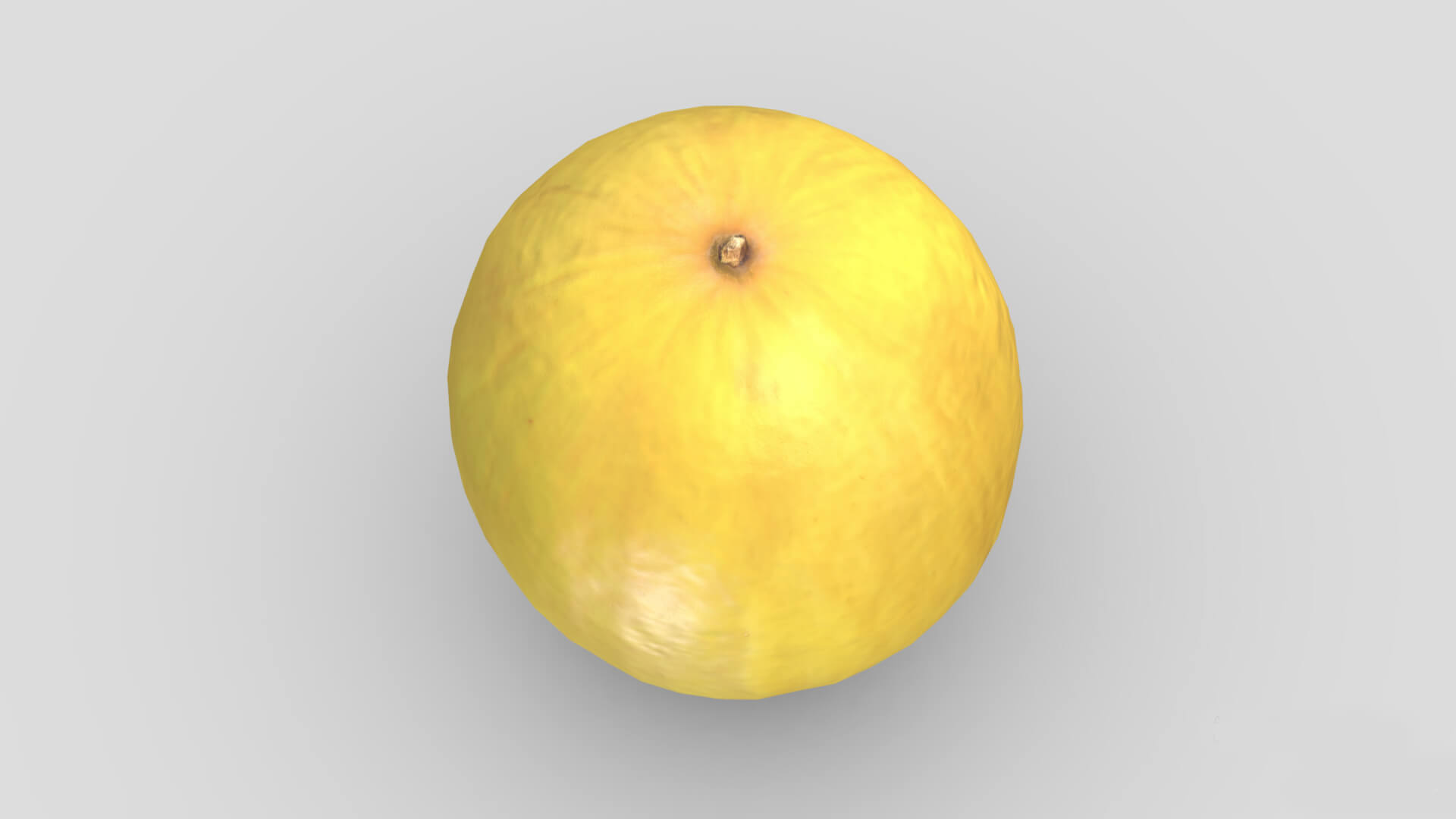 Canary Melon Low Poly - 3D Model by frezzy