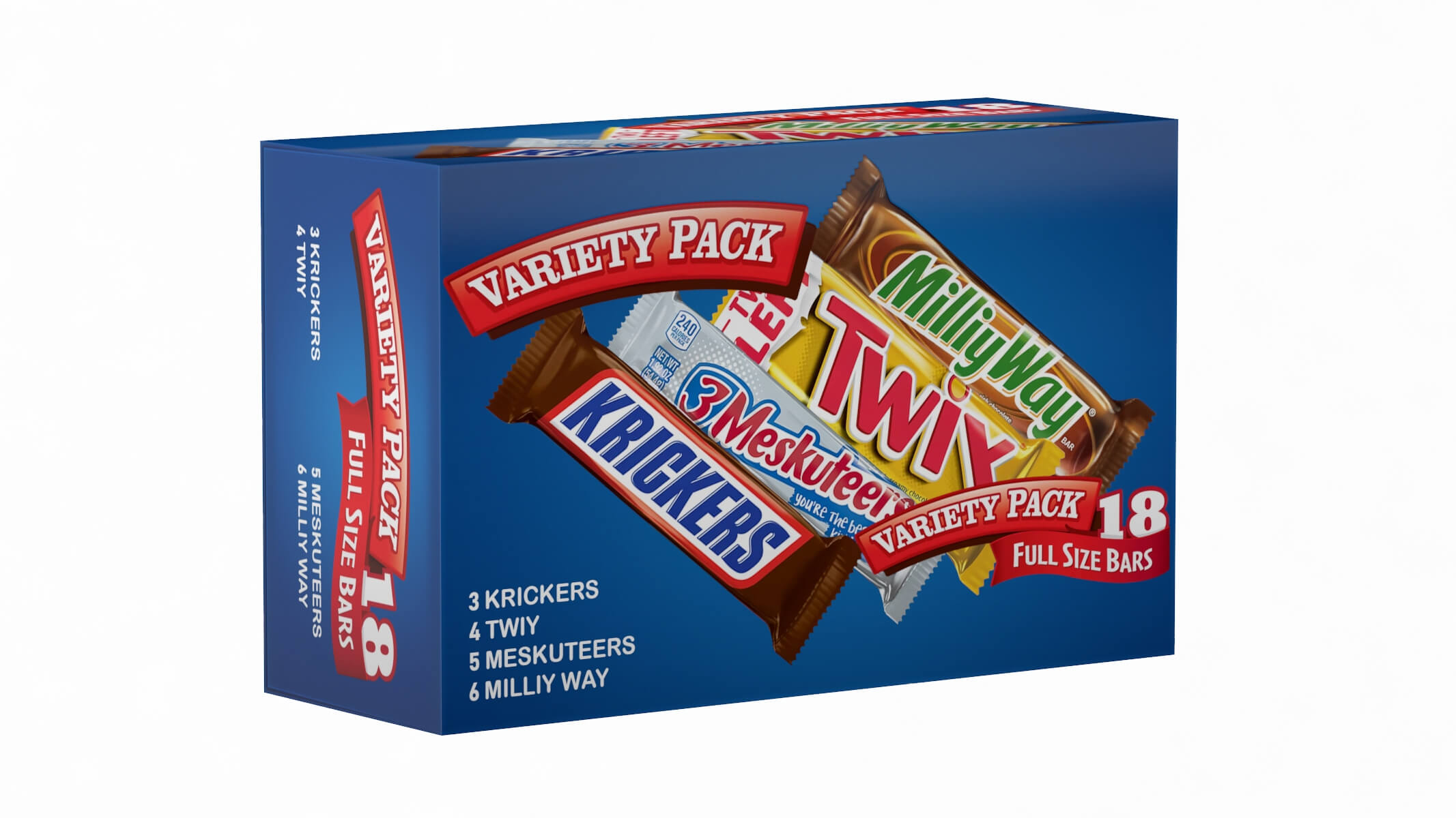 Candy Bar Pack Low Poly - 3D Model by frezzy