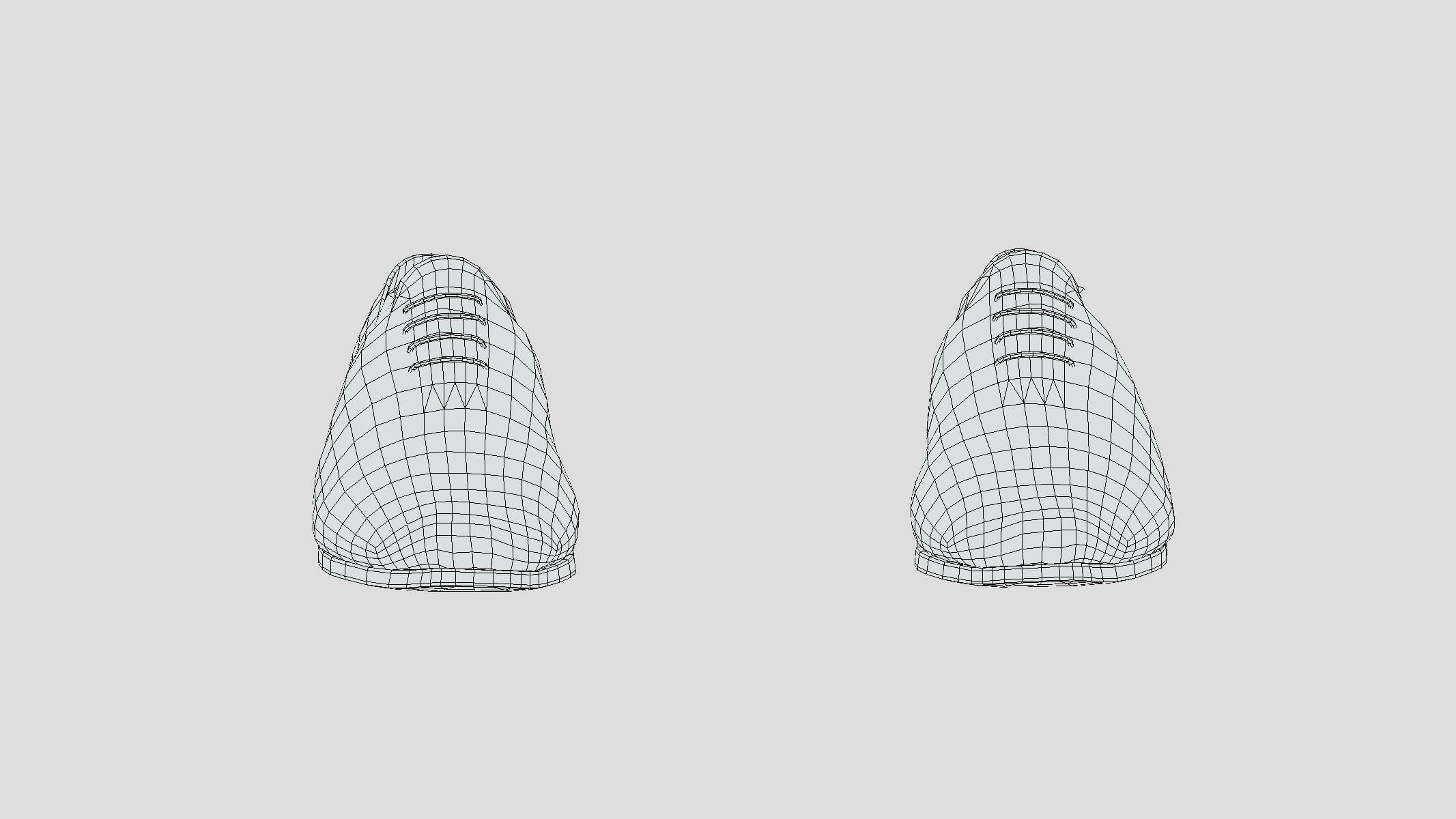 Cap Toe Low Poly - 3D Model by frezzy