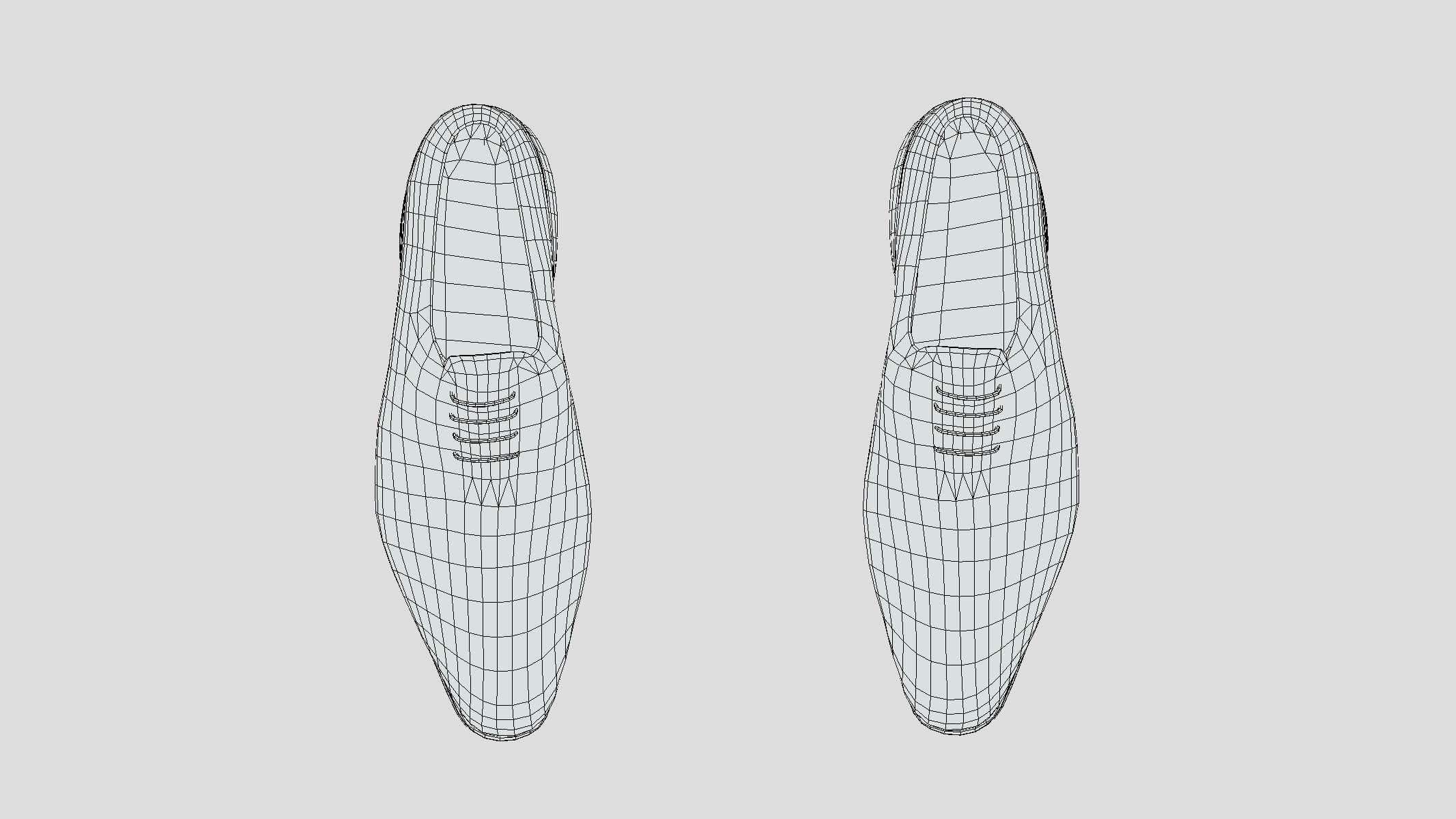 Cap Toe Low Poly - 3D Model by frezzy