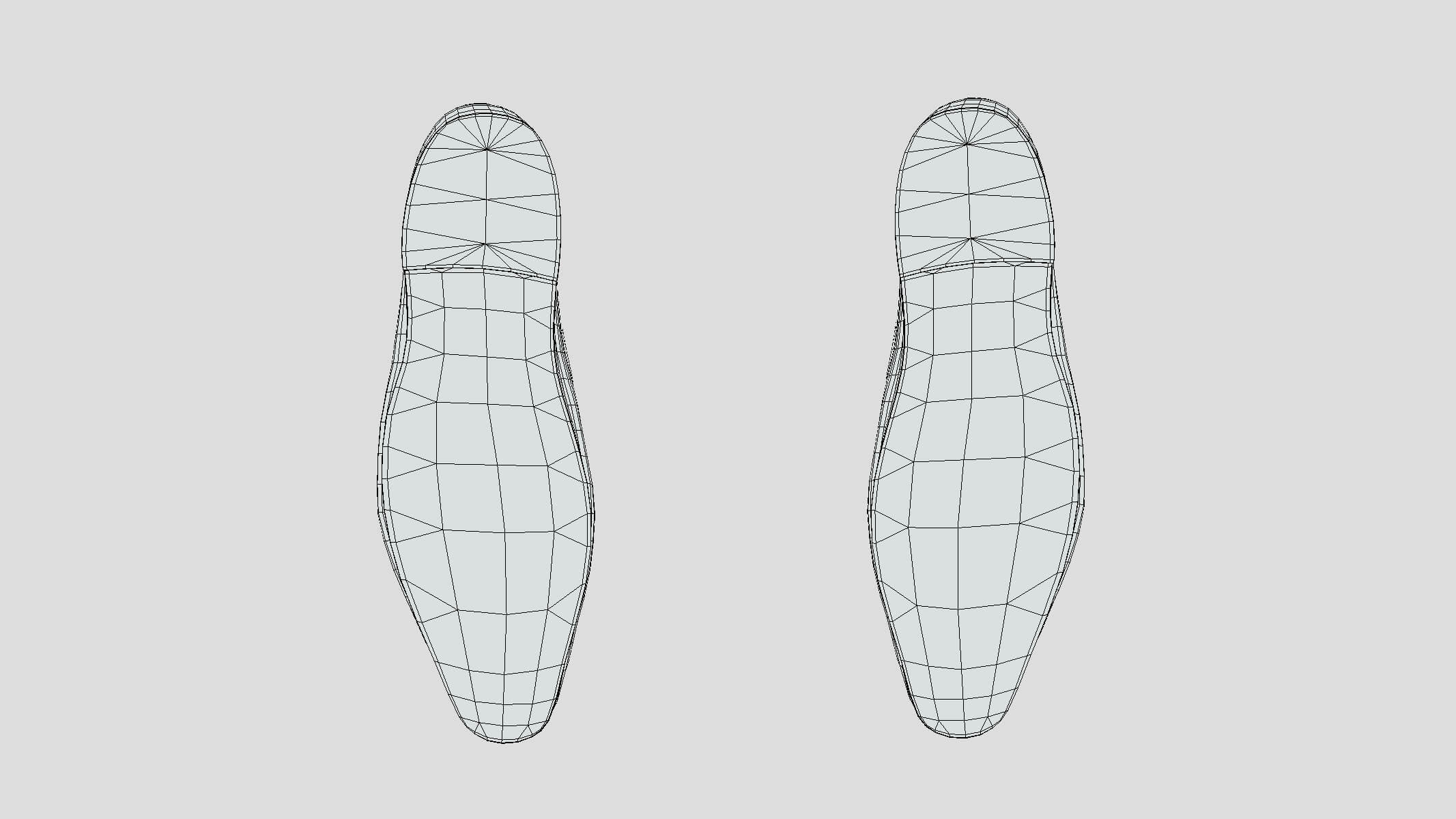 Cap Toe Low Poly - 3D Model by frezzy