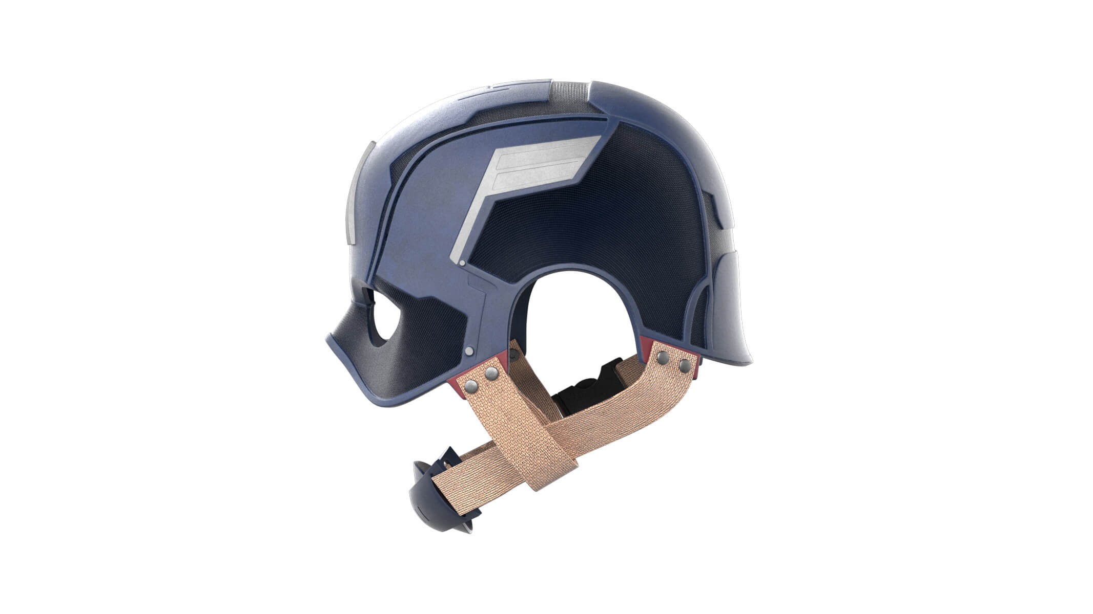 Captain America Helmet - 3D Model by frezzy