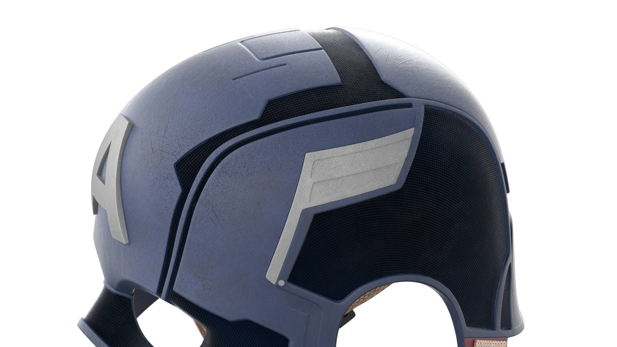 Captain America Helmet - 3D Model by frezzy