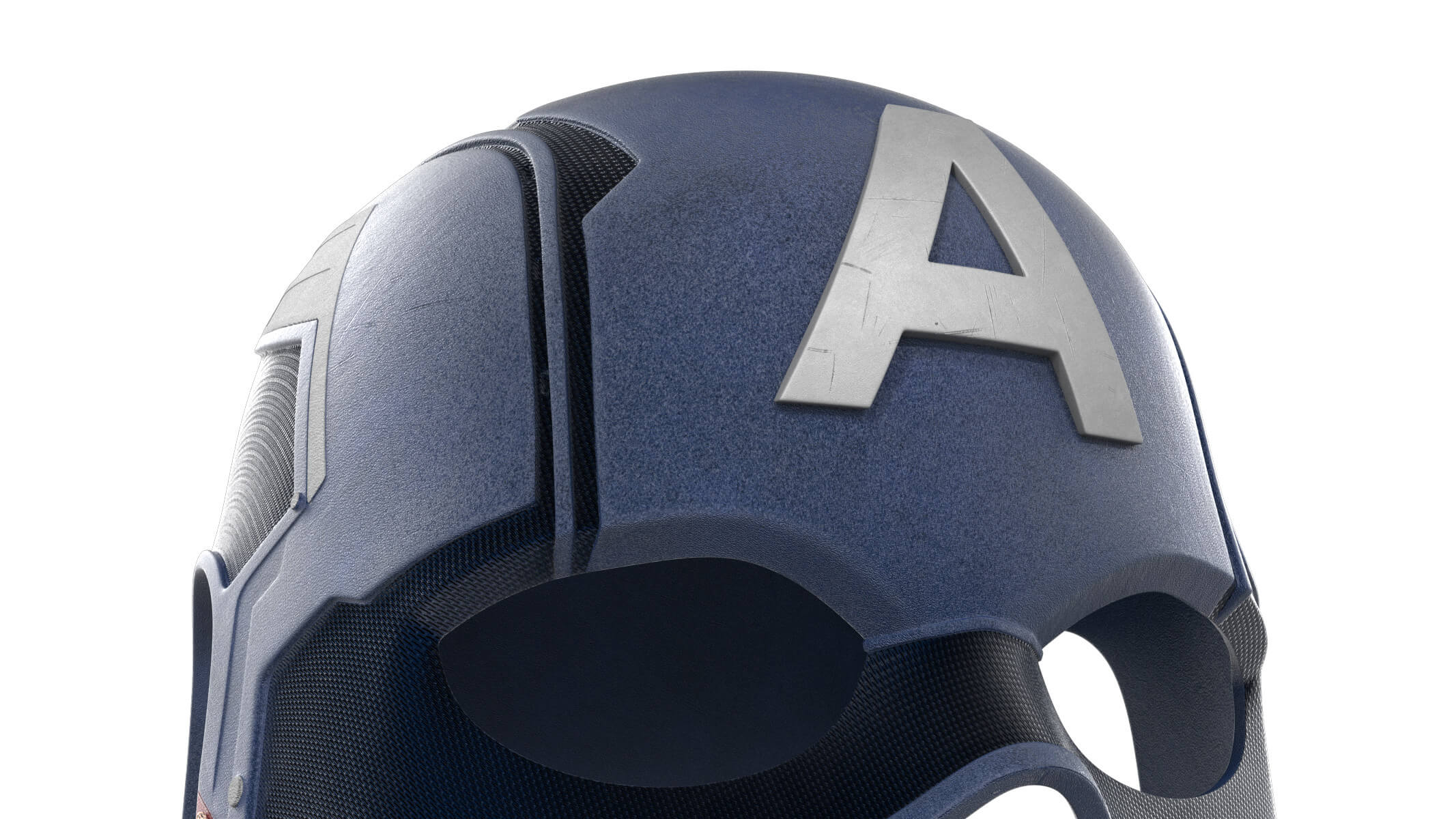 Captain America Helmet - 3D Model by frezzy