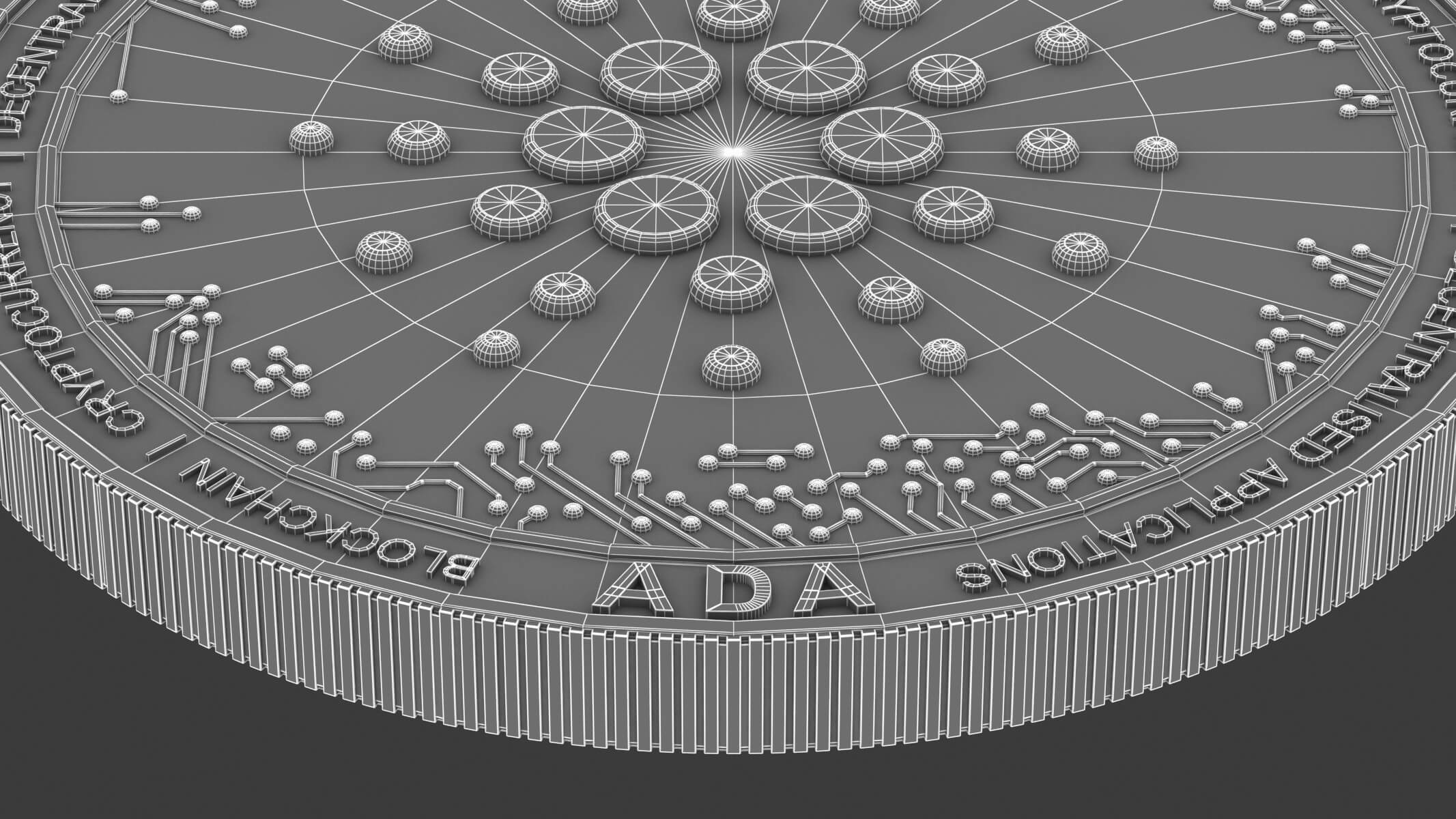 Cardano Coin - 3D Model by frezzy