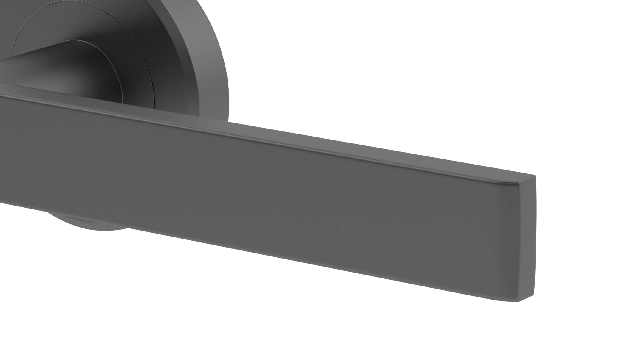 Carlisle Brass Serozzetta Edge Door Handle Matt Black - 3D Model by frezzy