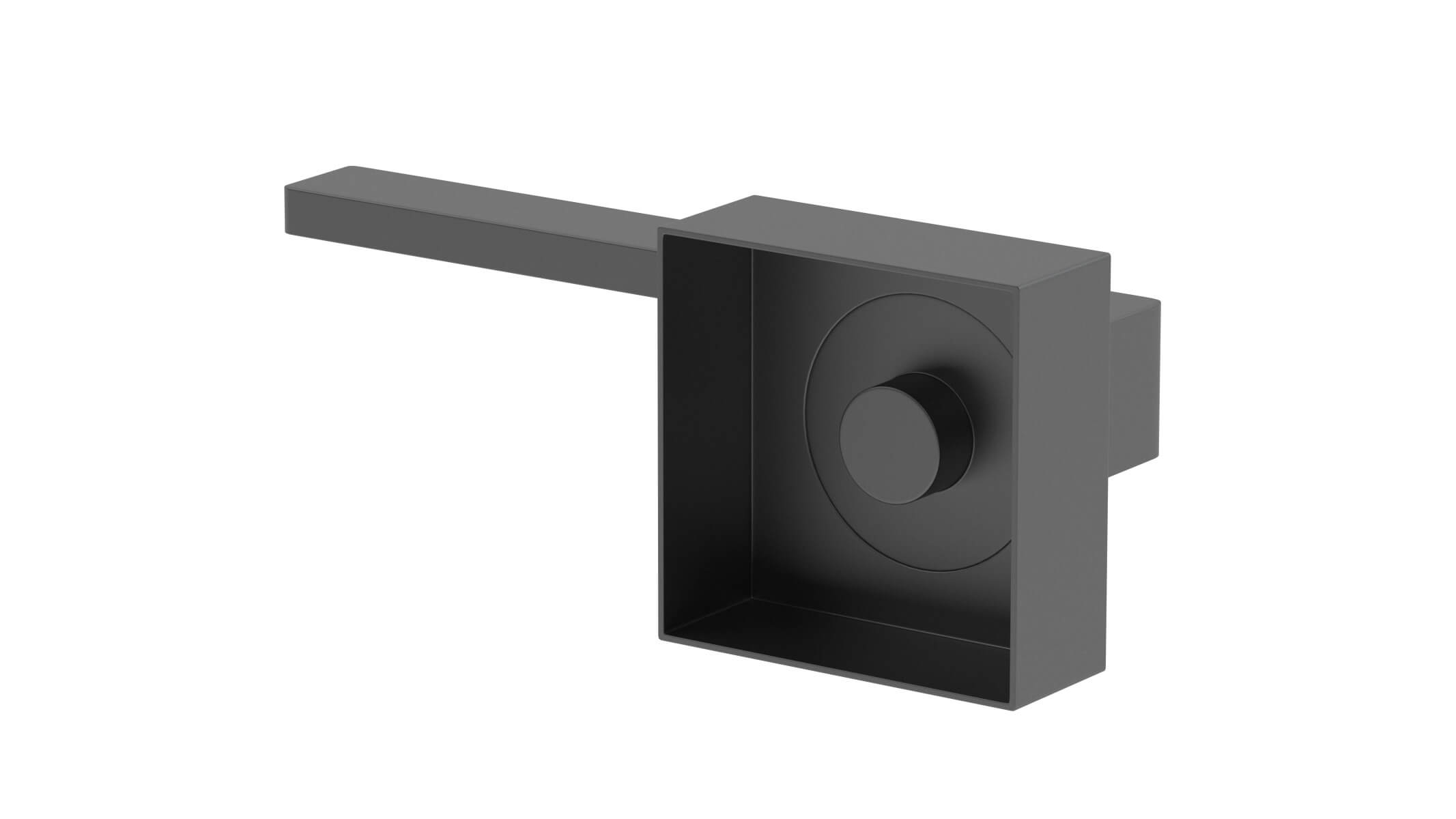 Carlisle Brass Serozzetta Equi Door Handle Matt Black - 3D Model by frezzy