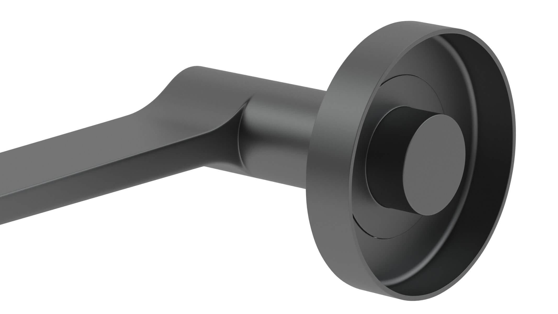 Carlisle Brass Velino Door Handle Matt Black - 3D Model by frezzy