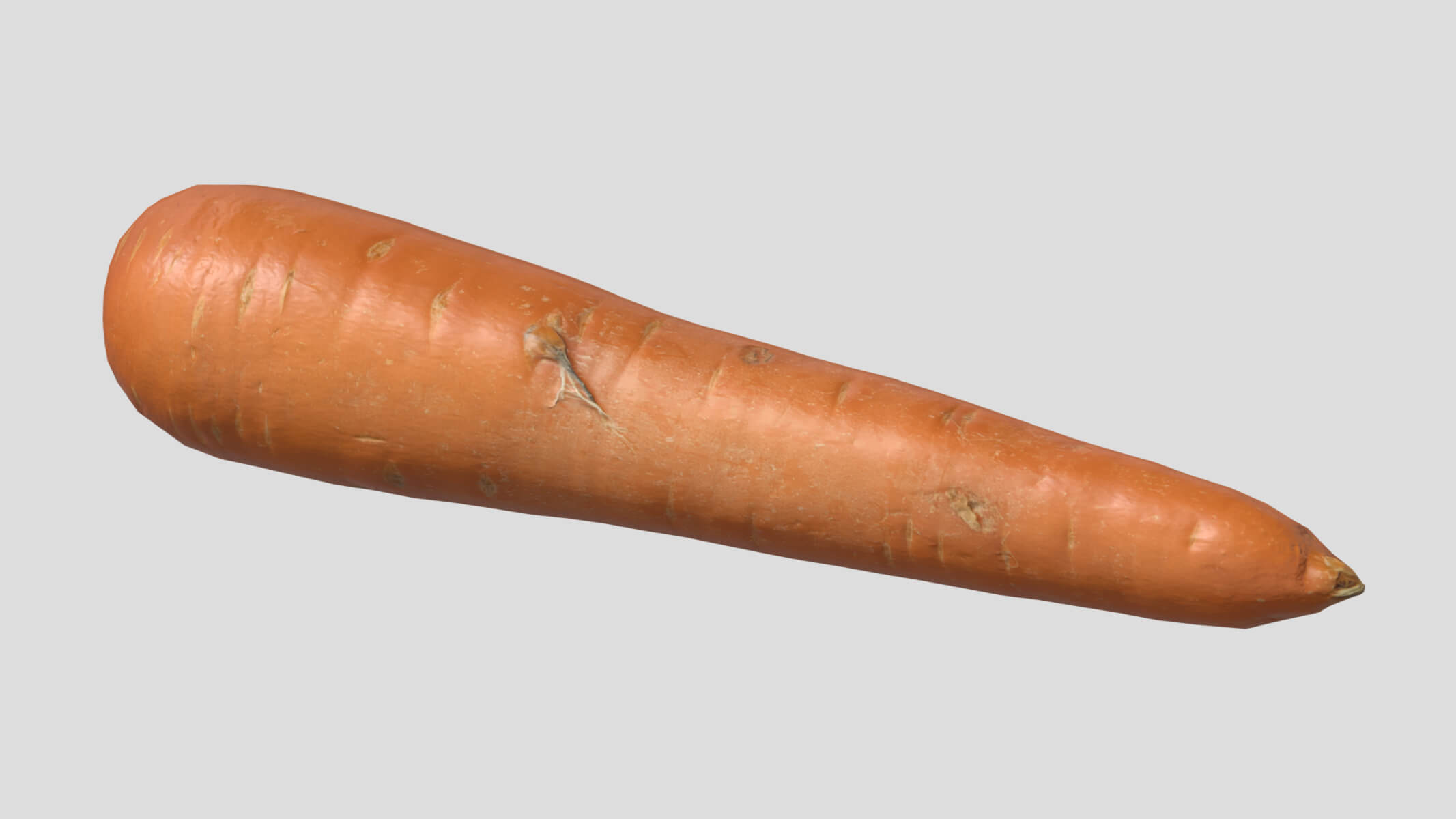 Carrot Low Poly - 3D Model by frezzy