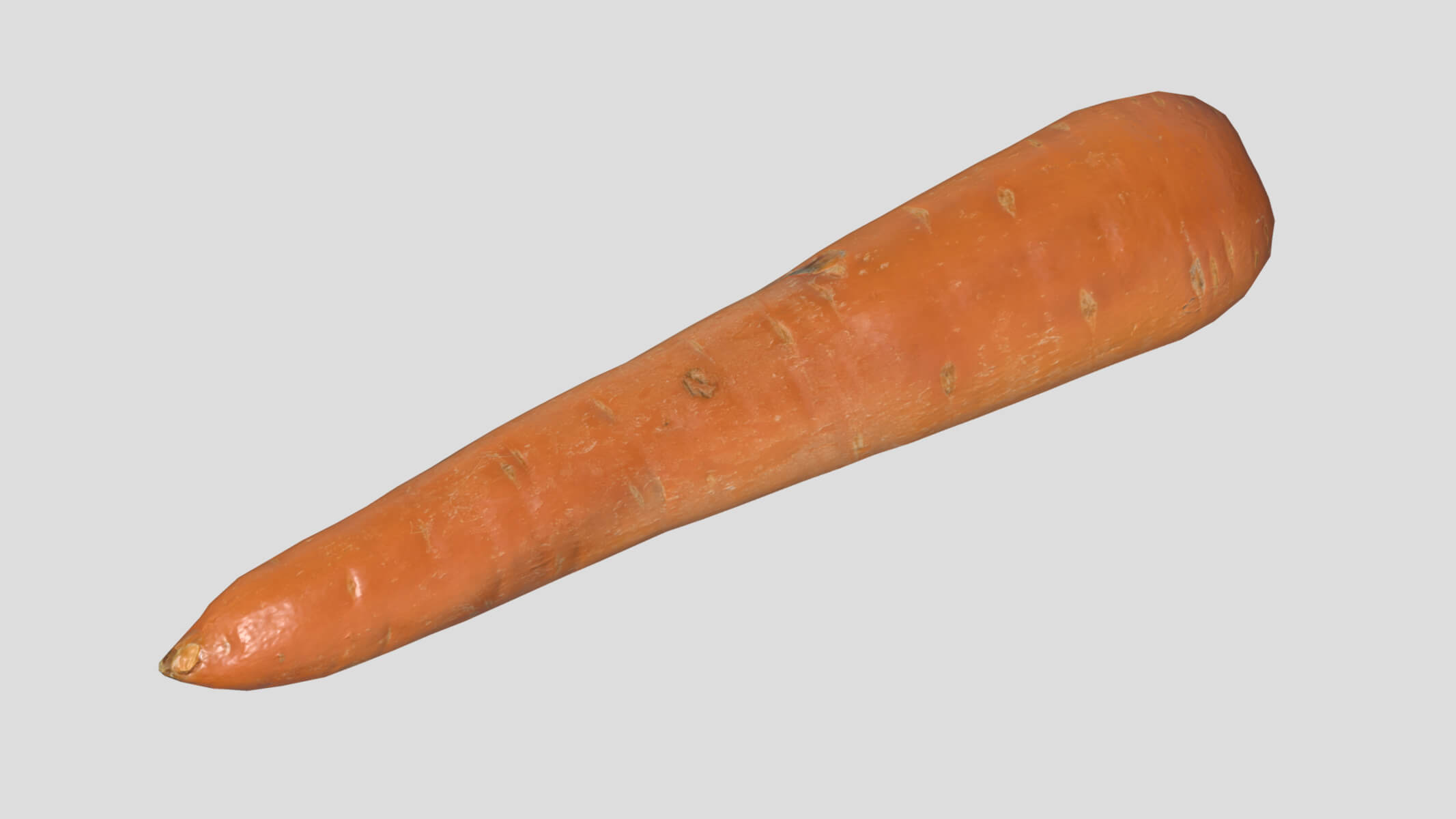 Carrot Low Poly - 3D Model by frezzy