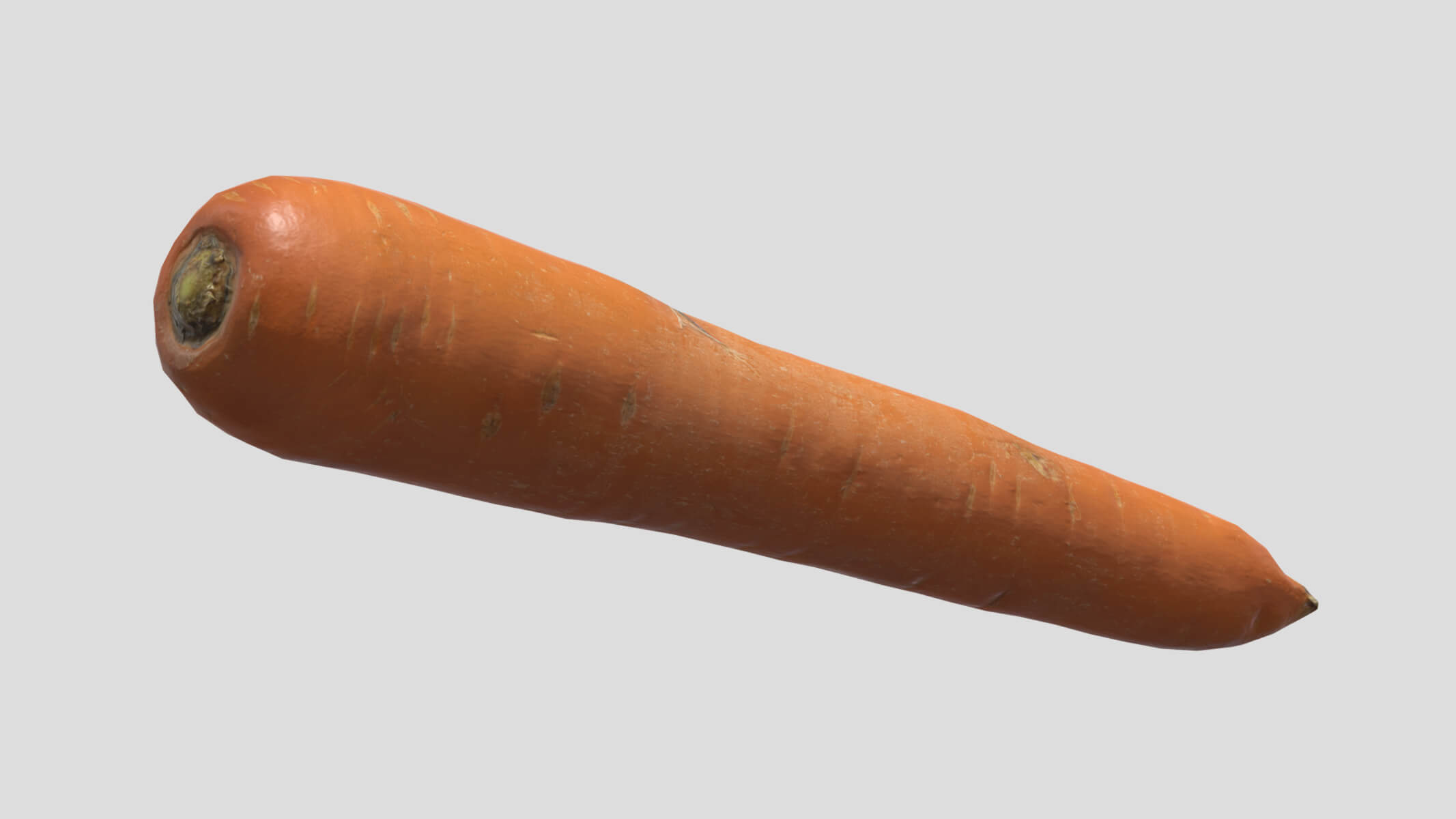 Carrot Low Poly - 3D Model by frezzy