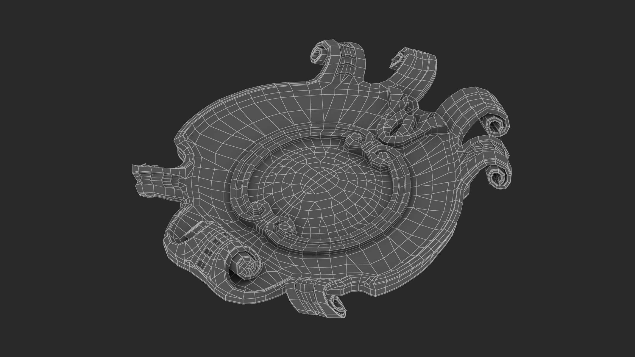 Cartouche Ornament 038 - 3D Model by frezzy