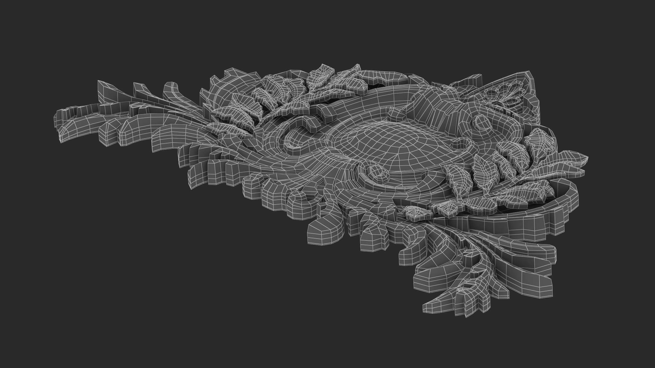 Cartouche Ornament 041 - 3D Model by frezzy