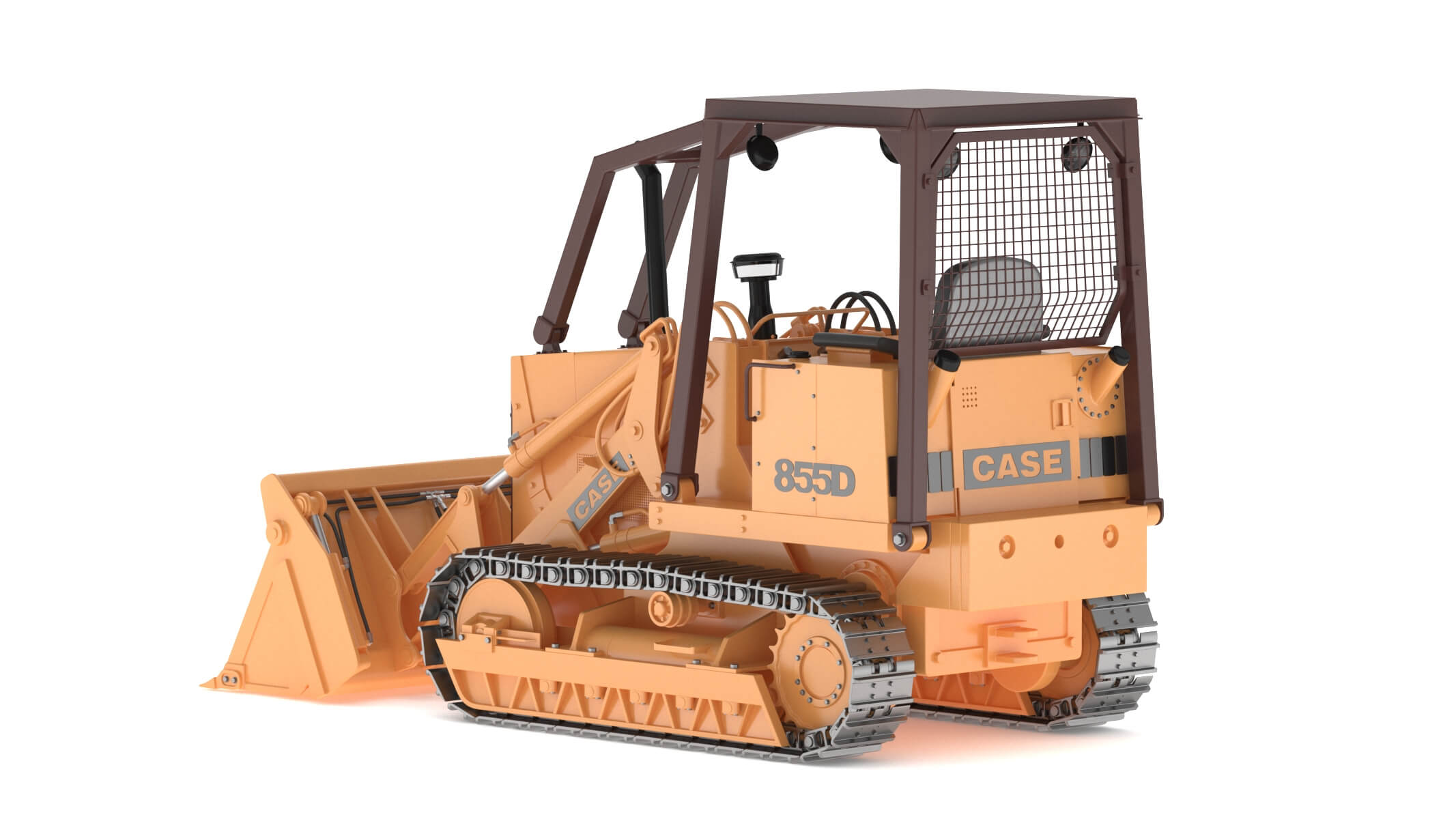 Case 855D Crawler Loaders - 3D Model by frezzy