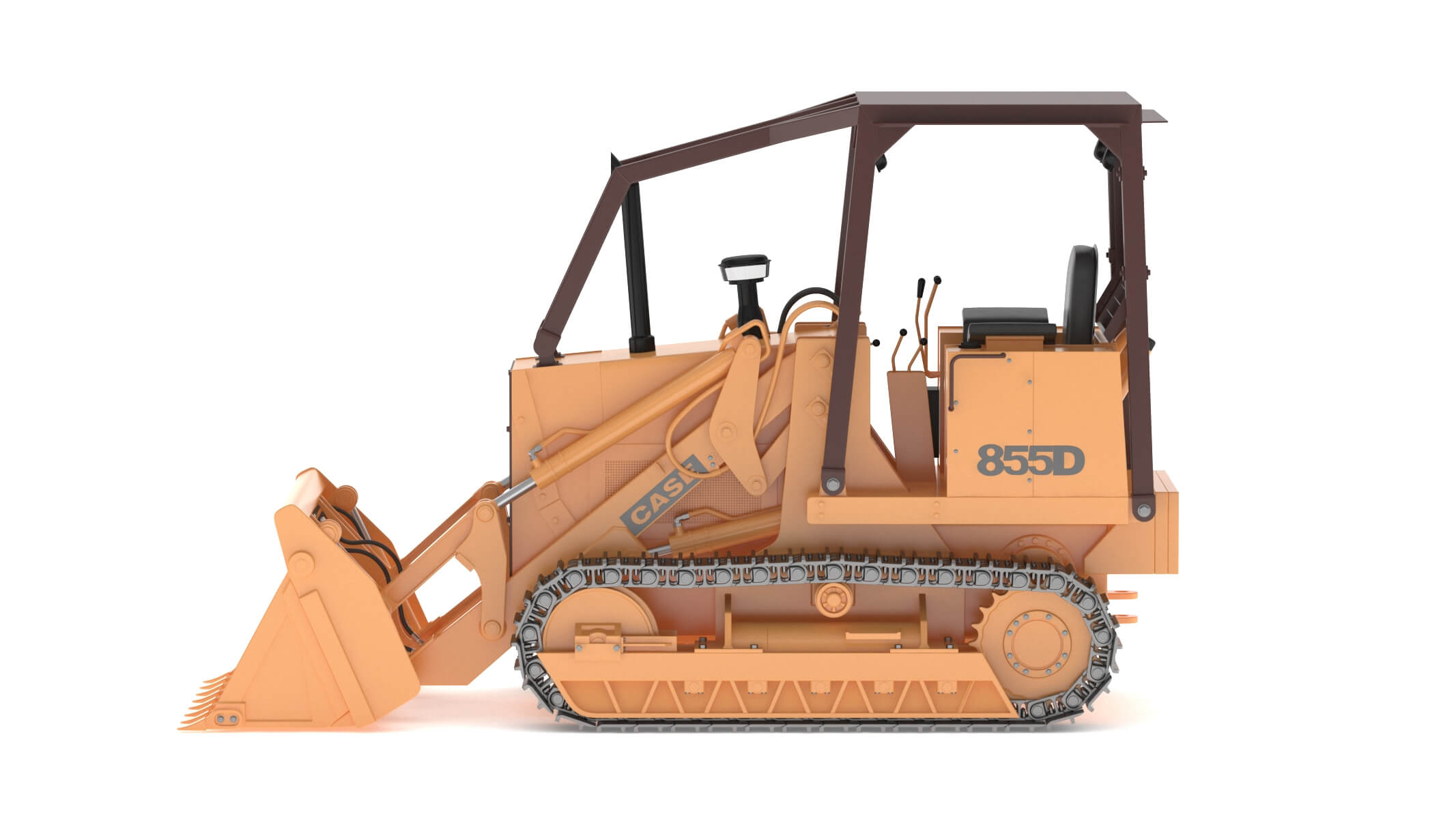 Case 855D Crawler Loaders - 3D Model by frezzy