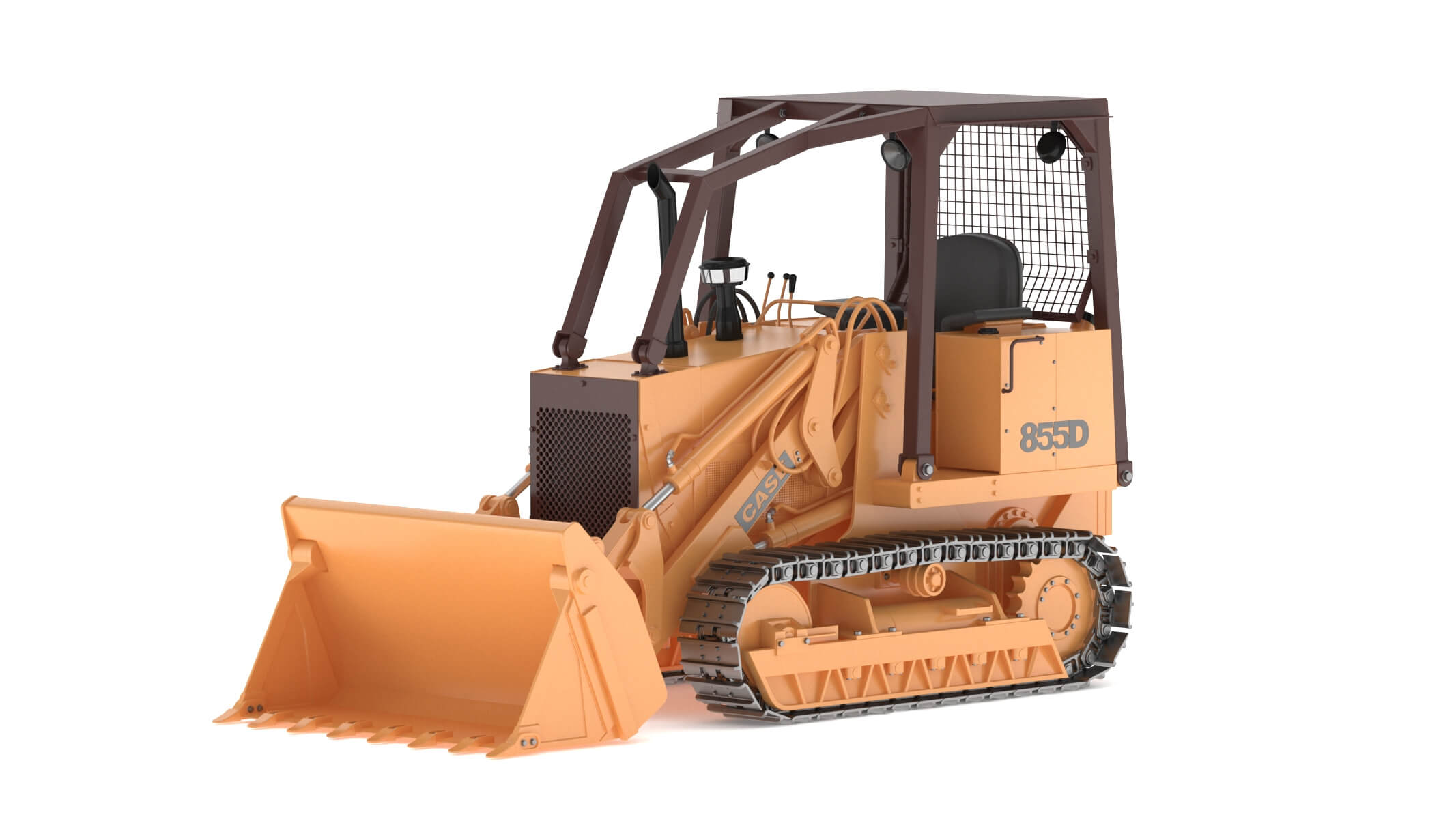 Case 855D Crawler Loaders - 3D Model by frezzy