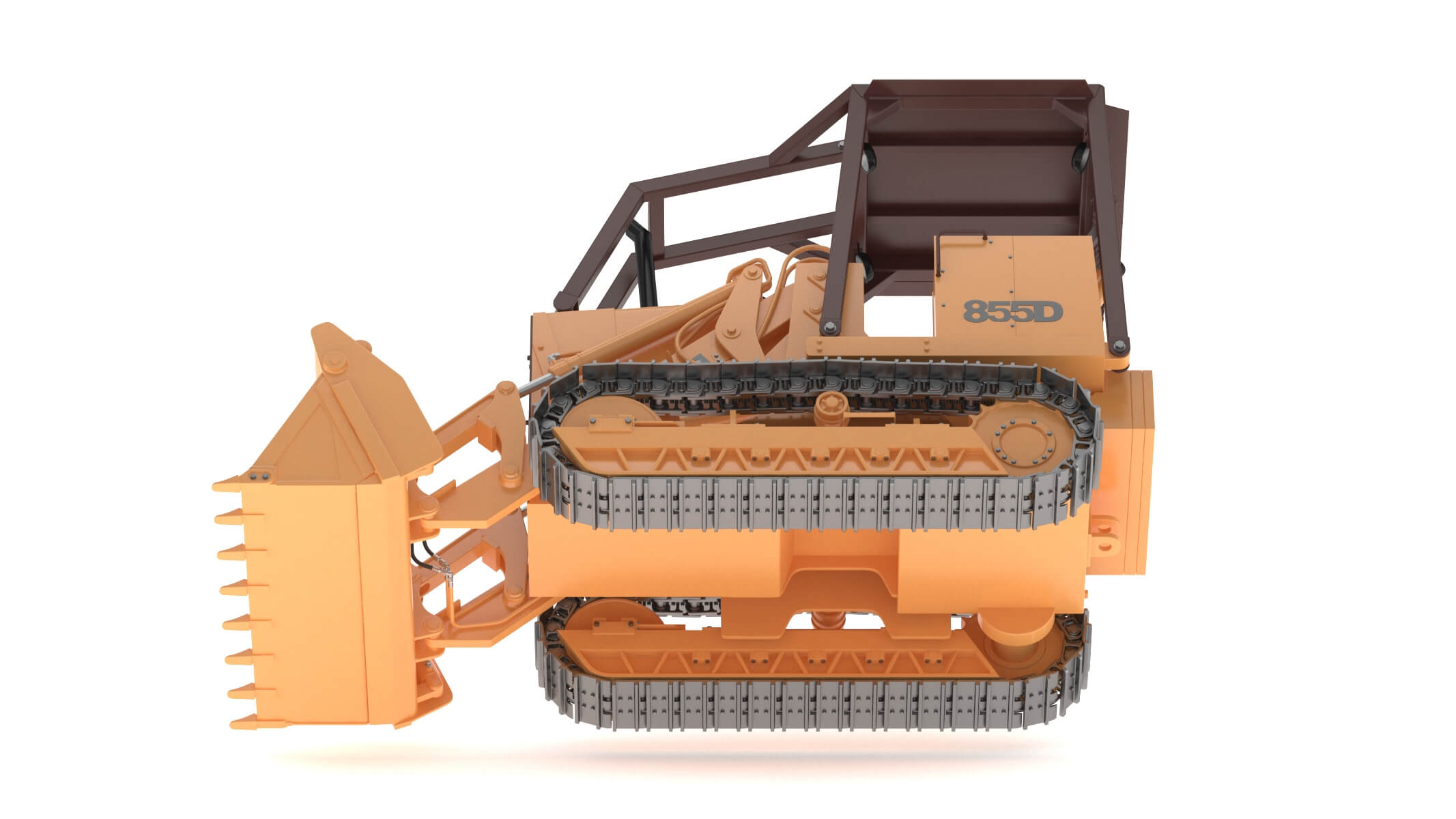 Case 855D Crawler Loaders - 3D Model by frezzy