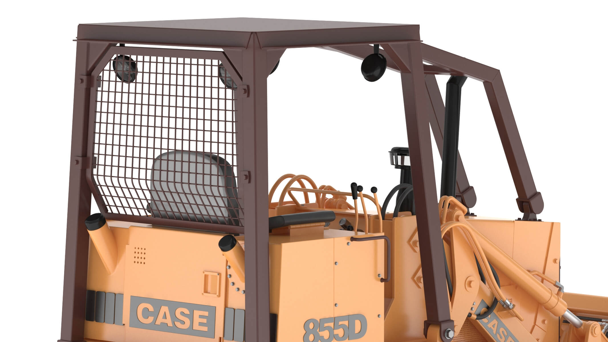 Case 855D Crawler Loaders - 3D Model by frezzy