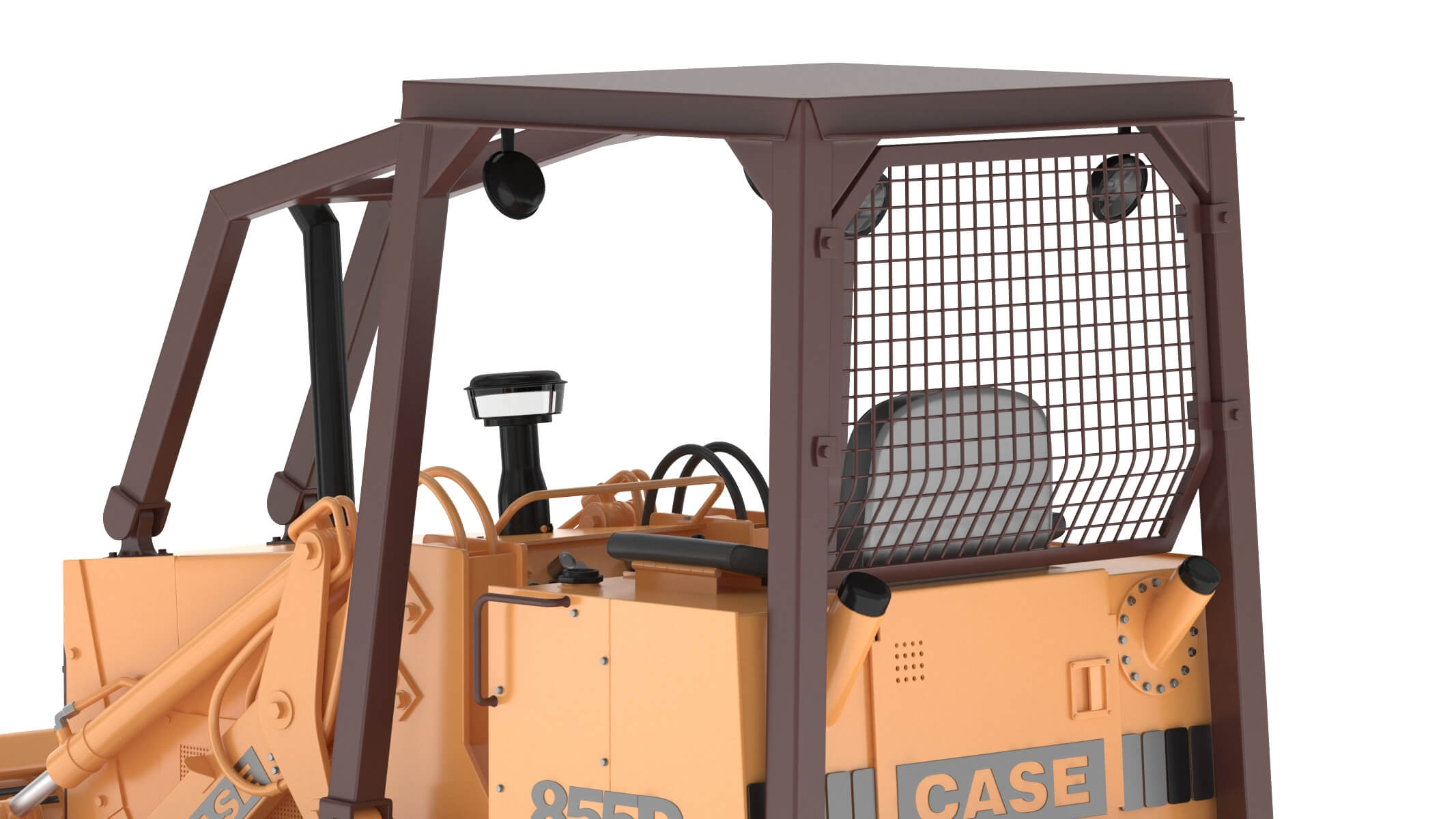 Case 855D Crawler Loaders - 3D Model by frezzy