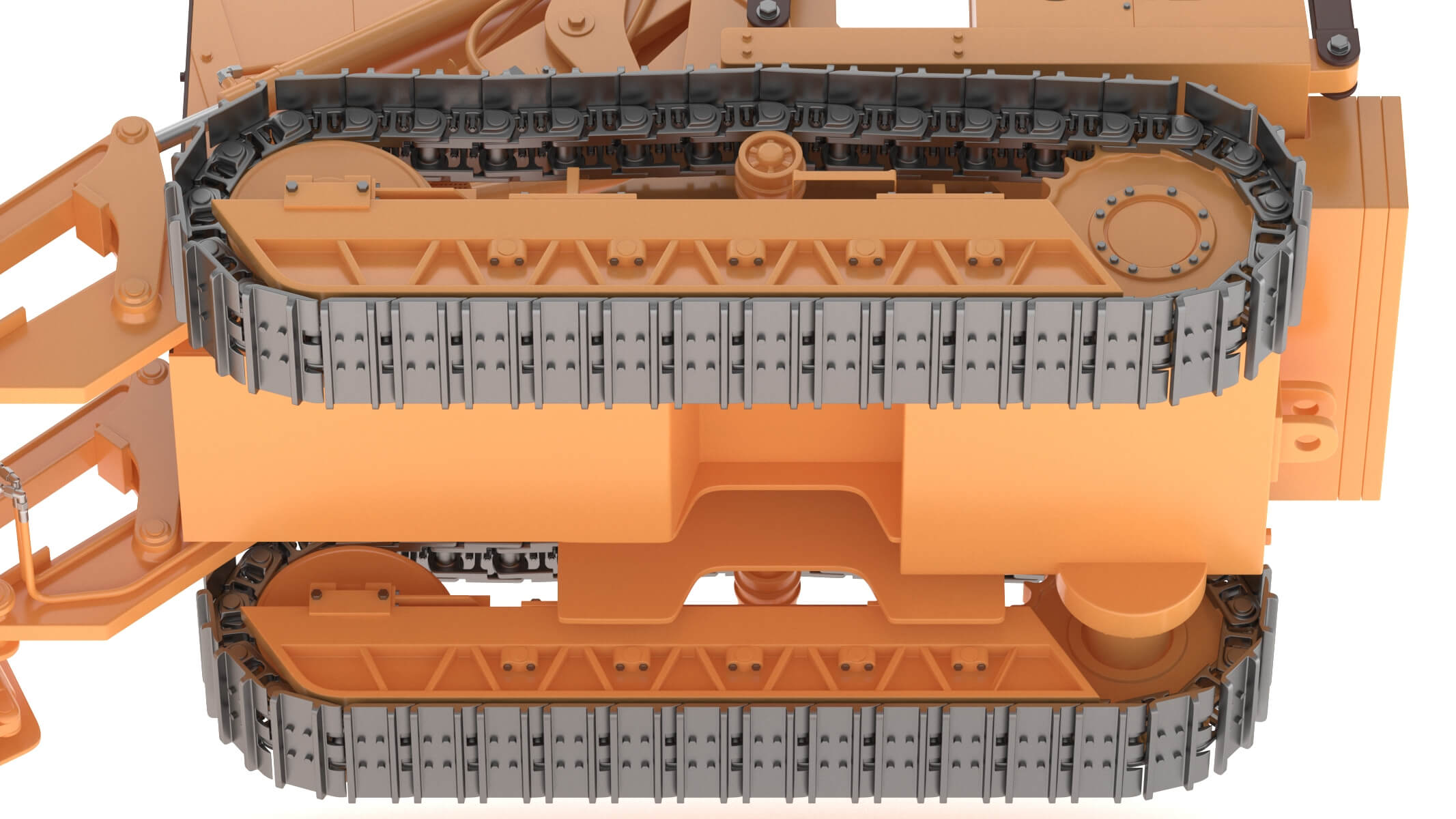 Case 855D Crawler Loaders - 3D Model by frezzy