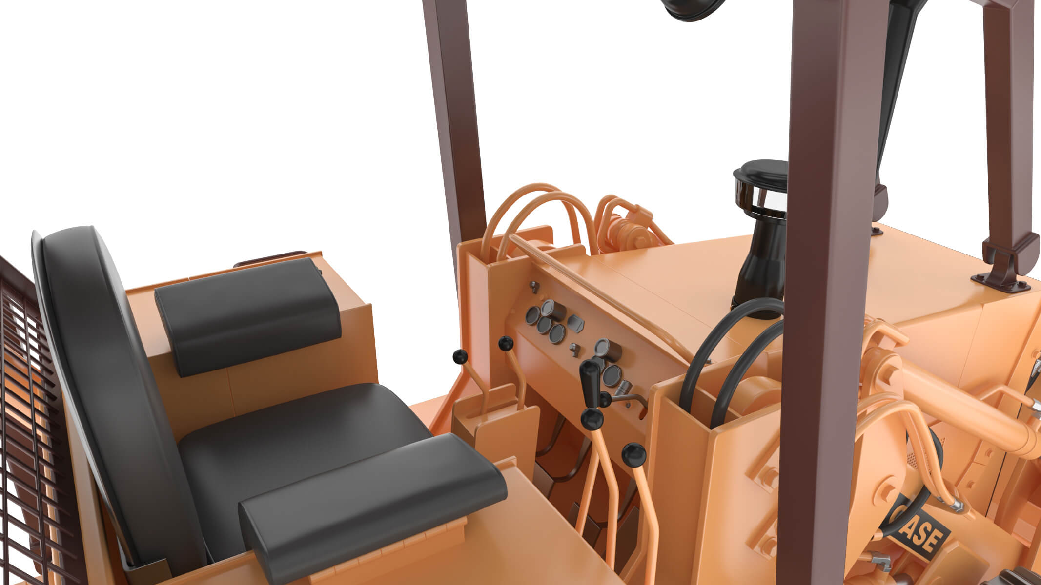 Case 855D Crawler Loaders - 3D Model by frezzy