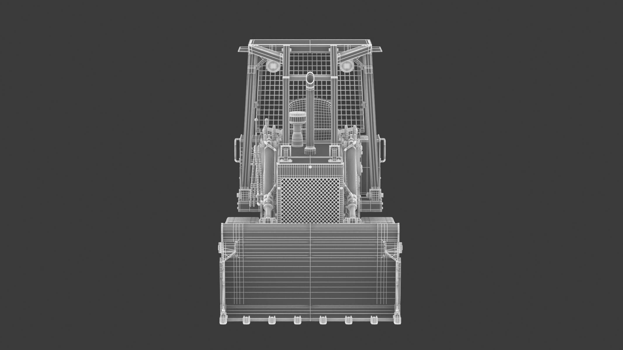 Case 855D Crawler Loaders - 3D Model by frezzy