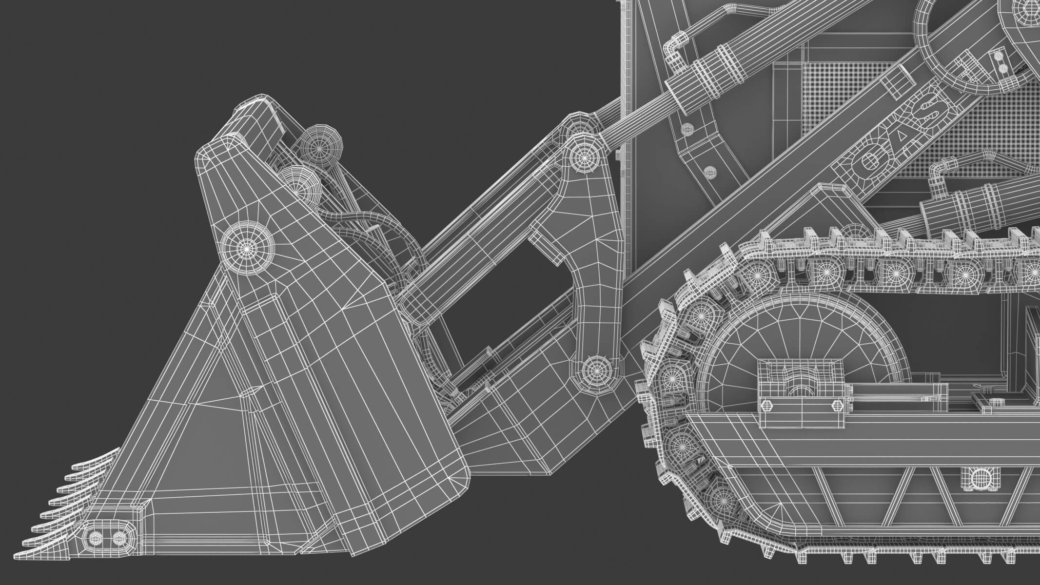 Case 855D Crawler Loaders - 3D Model by frezzy