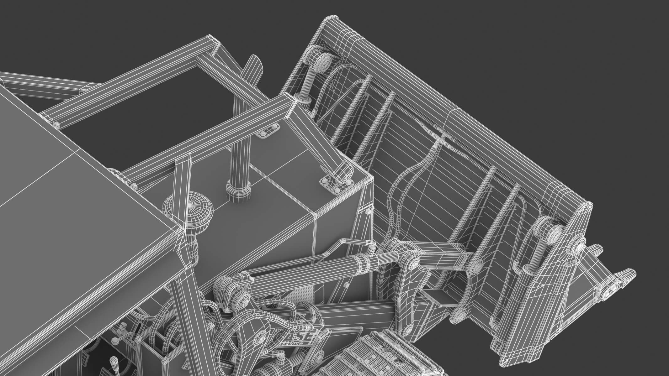 Case 855D Crawler Loaders - 3D Model by frezzy