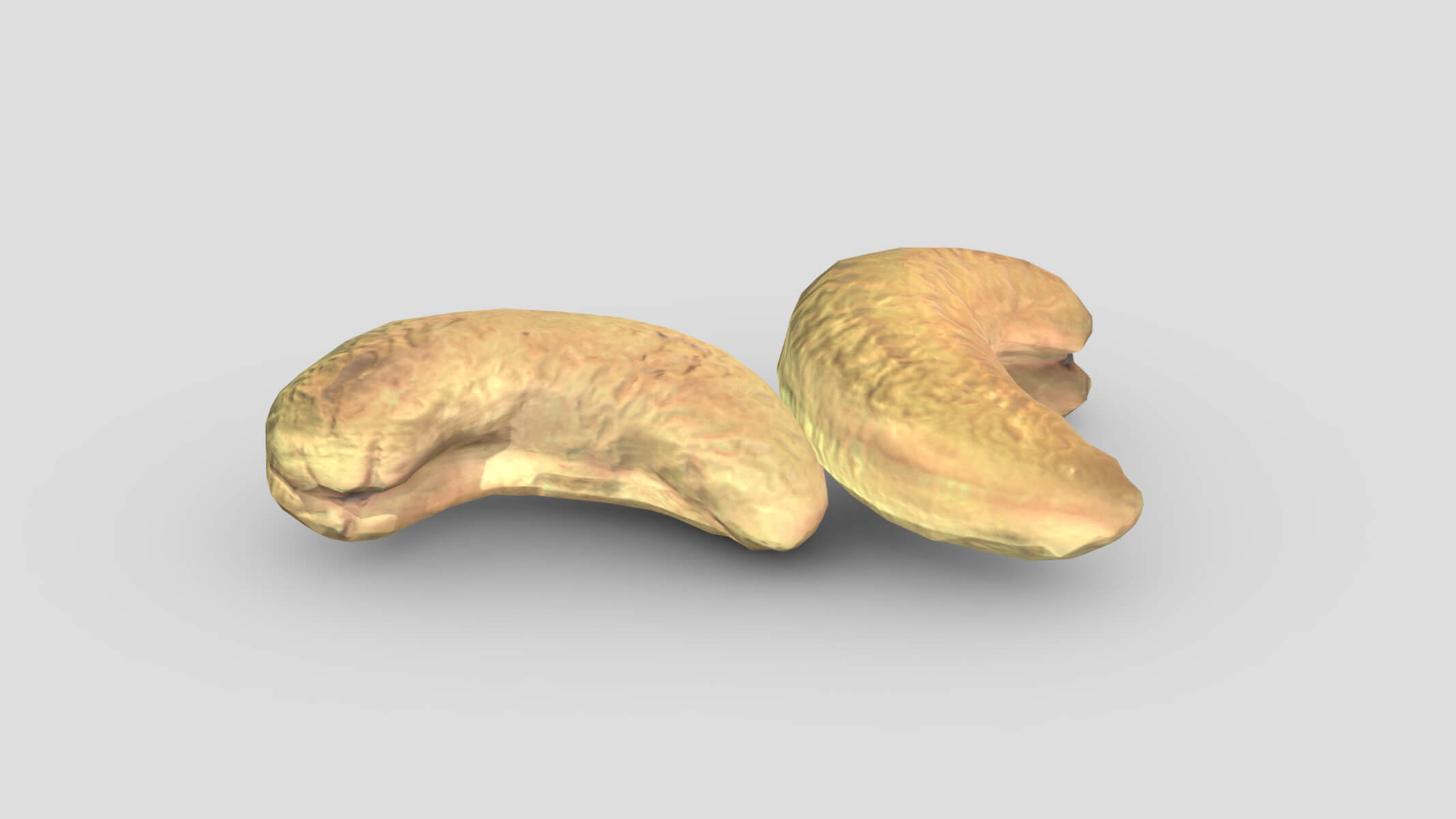 Cashew Low Poly - 3D Model by frezzy