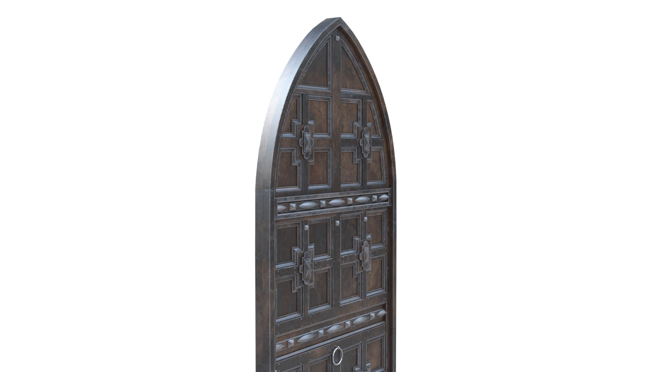 Castle Door 06 - 3D Model by frezzy