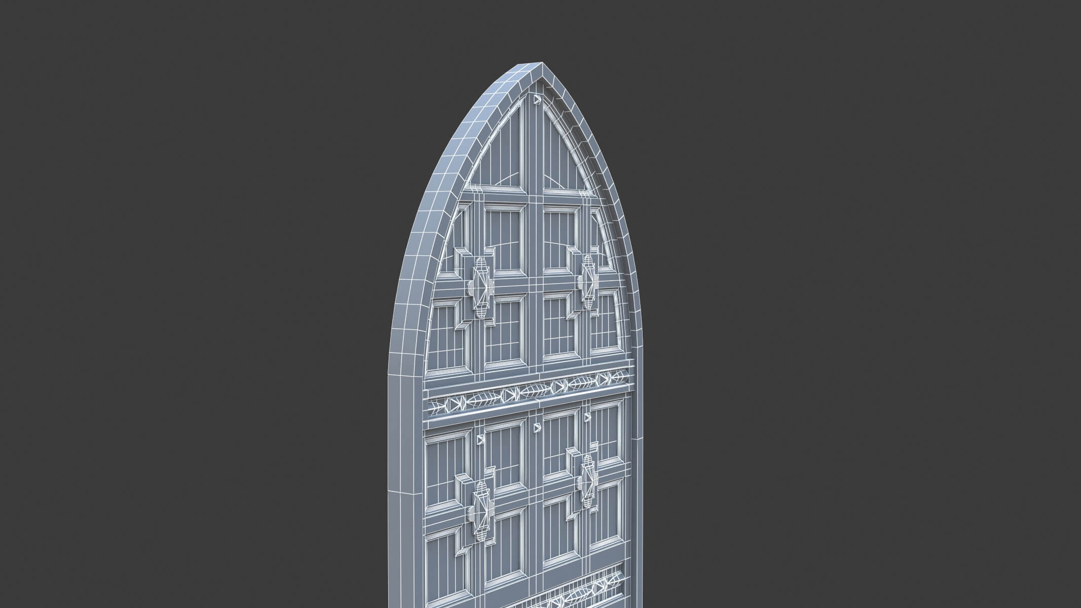Castle Door 06 - 3D Model by frezzy