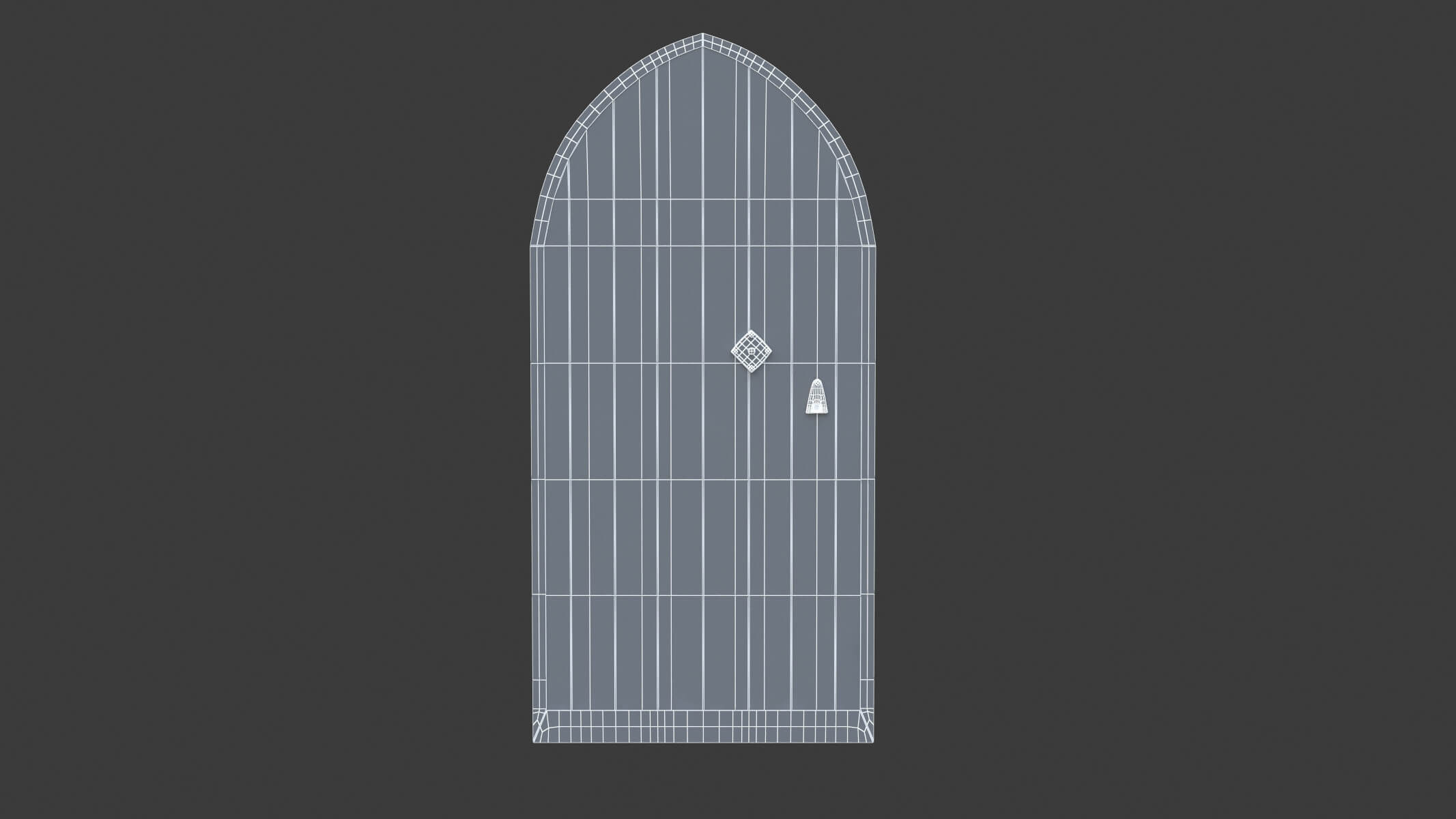 Castle Door 08 - 3D Model by frezzy
