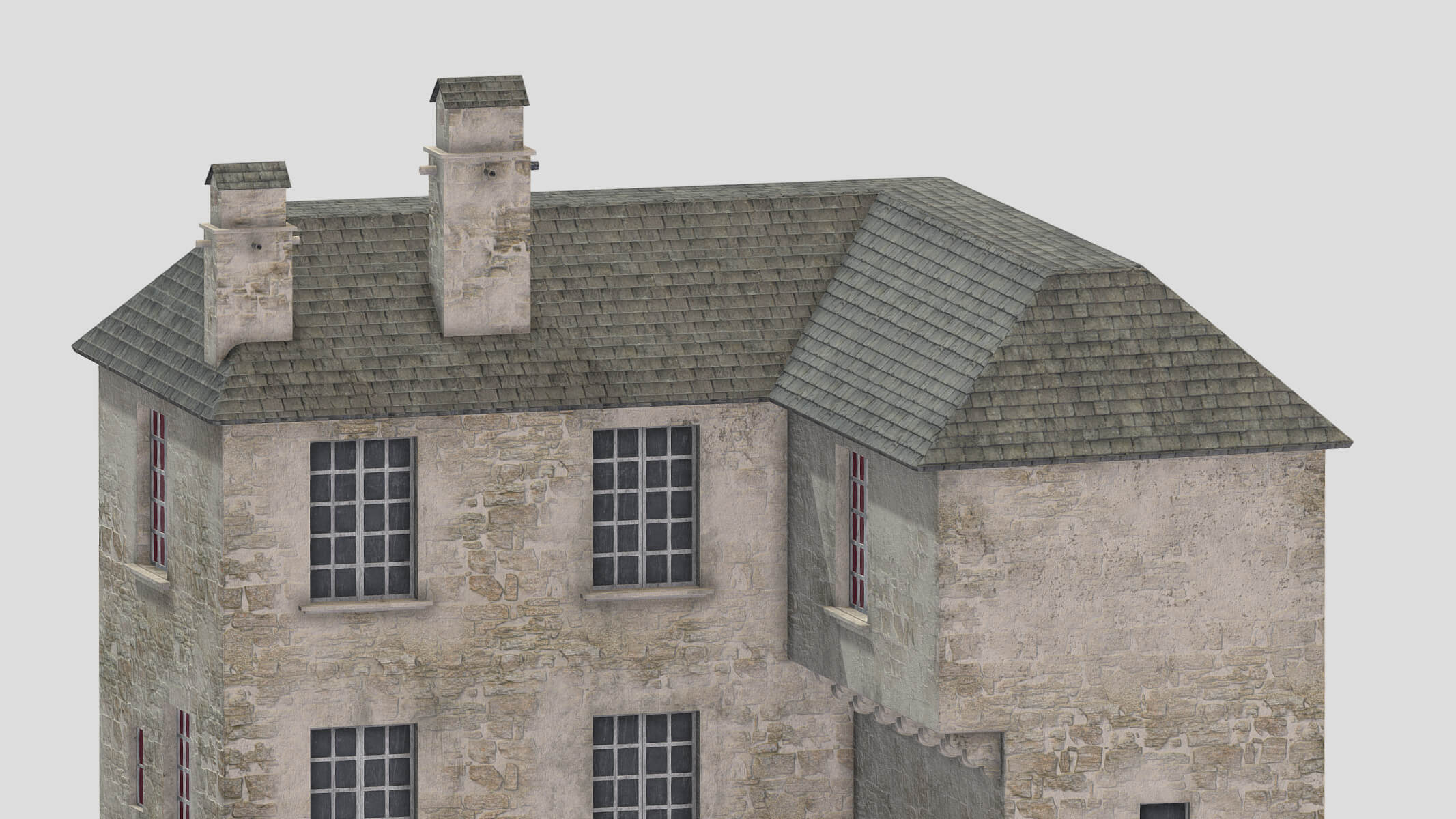 Castle Medieval Middle Ages 06 - 3D Model by frezzy