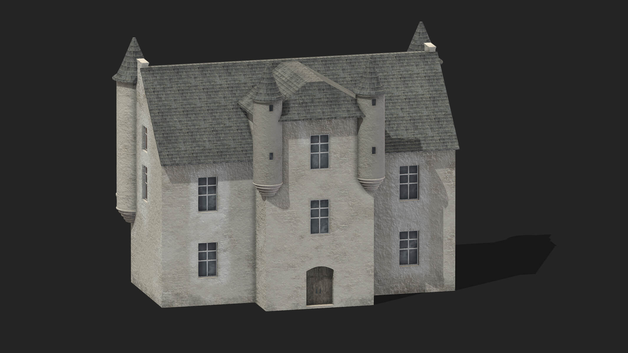 Castle Medieval Middle Ages 07 - 3D Model by frezzy