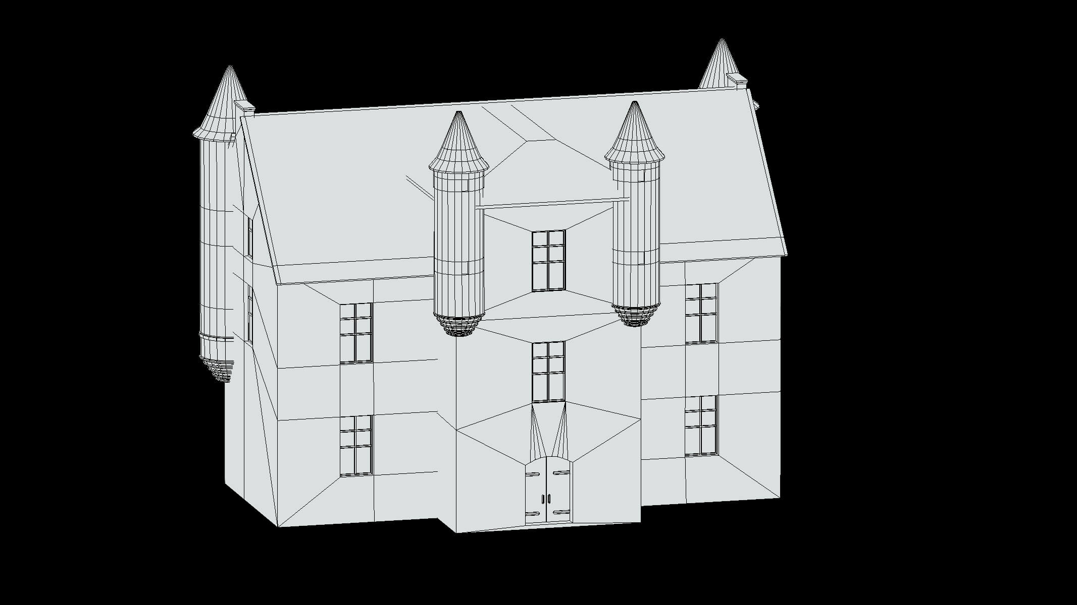 Castle Medieval Middle Ages 07 - 3D Model by frezzy