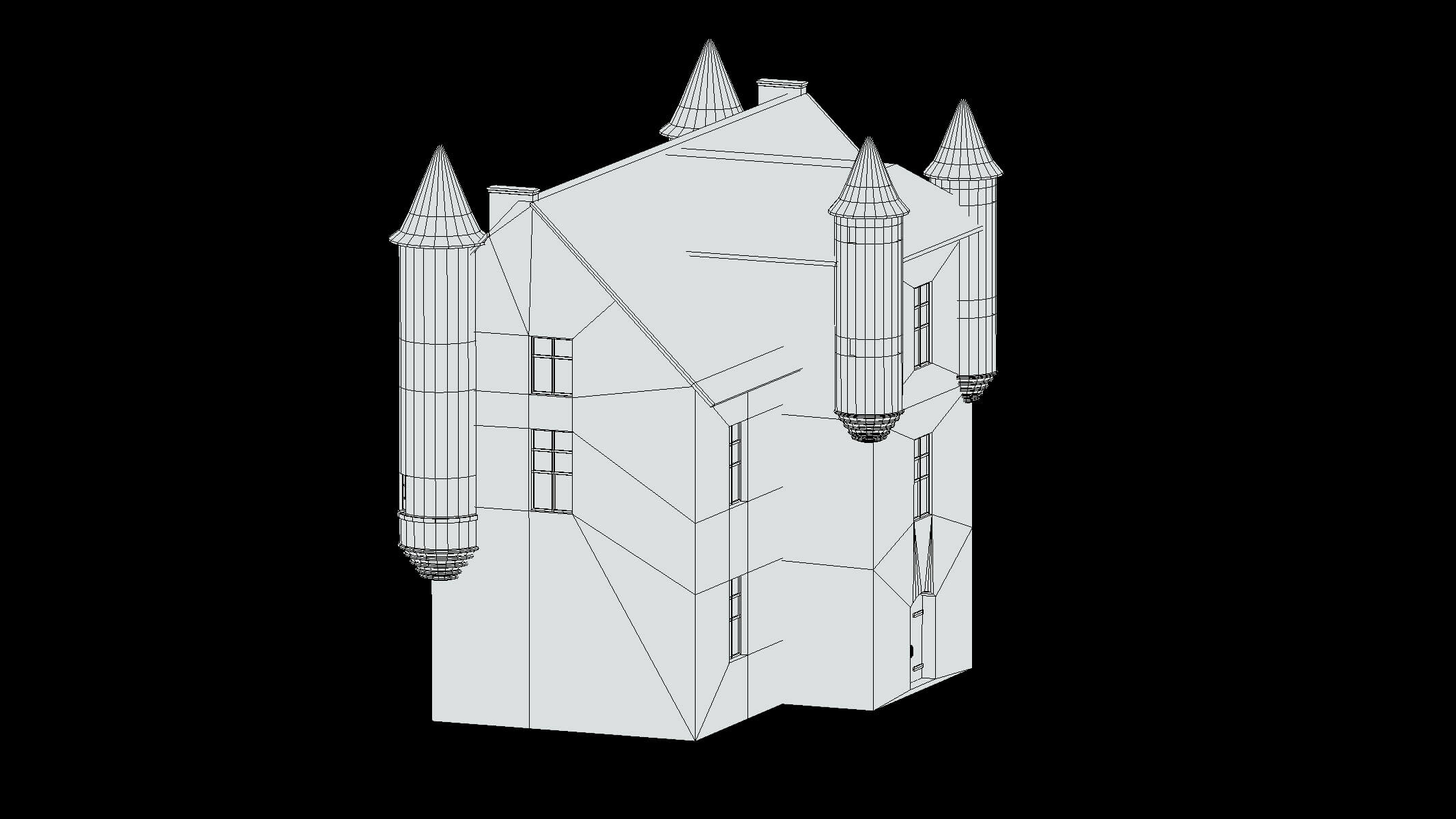Castle Medieval Middle Ages 07 - 3D Model by frezzy