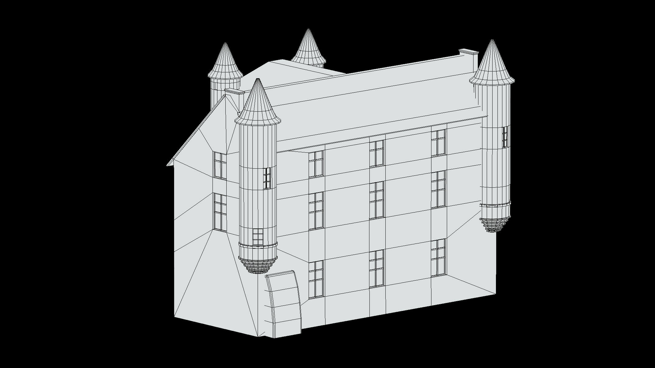 Castle Medieval Middle Ages 07 - 3D Model by frezzy