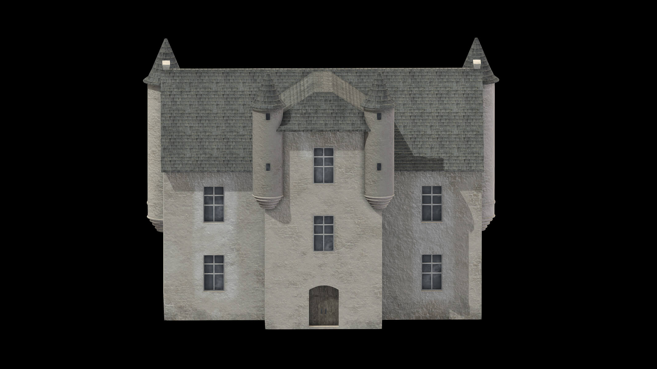 Castle Medieval Middle Ages 07 - 3D Model by frezzy