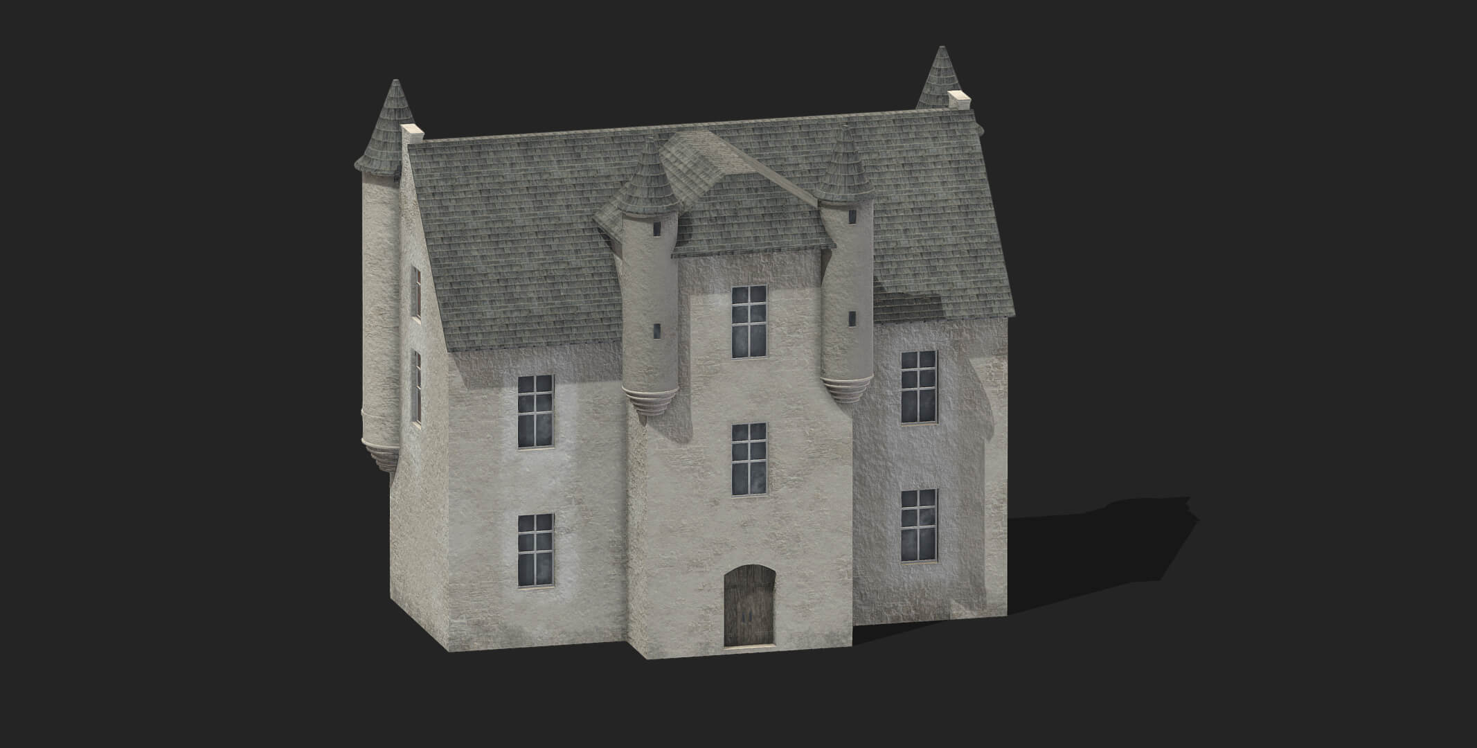 Castle Medieval Middle Ages 07 - 3D Model by frezzy