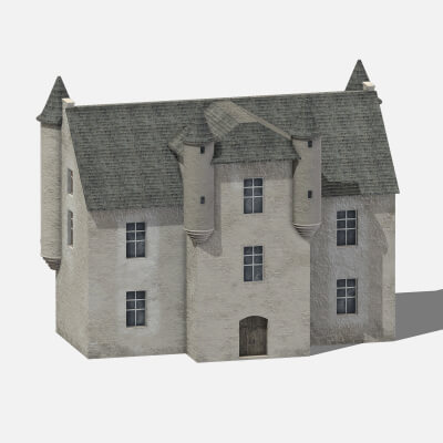 Castle Medieval Middle Ages 07 - 3D Model by frezzy