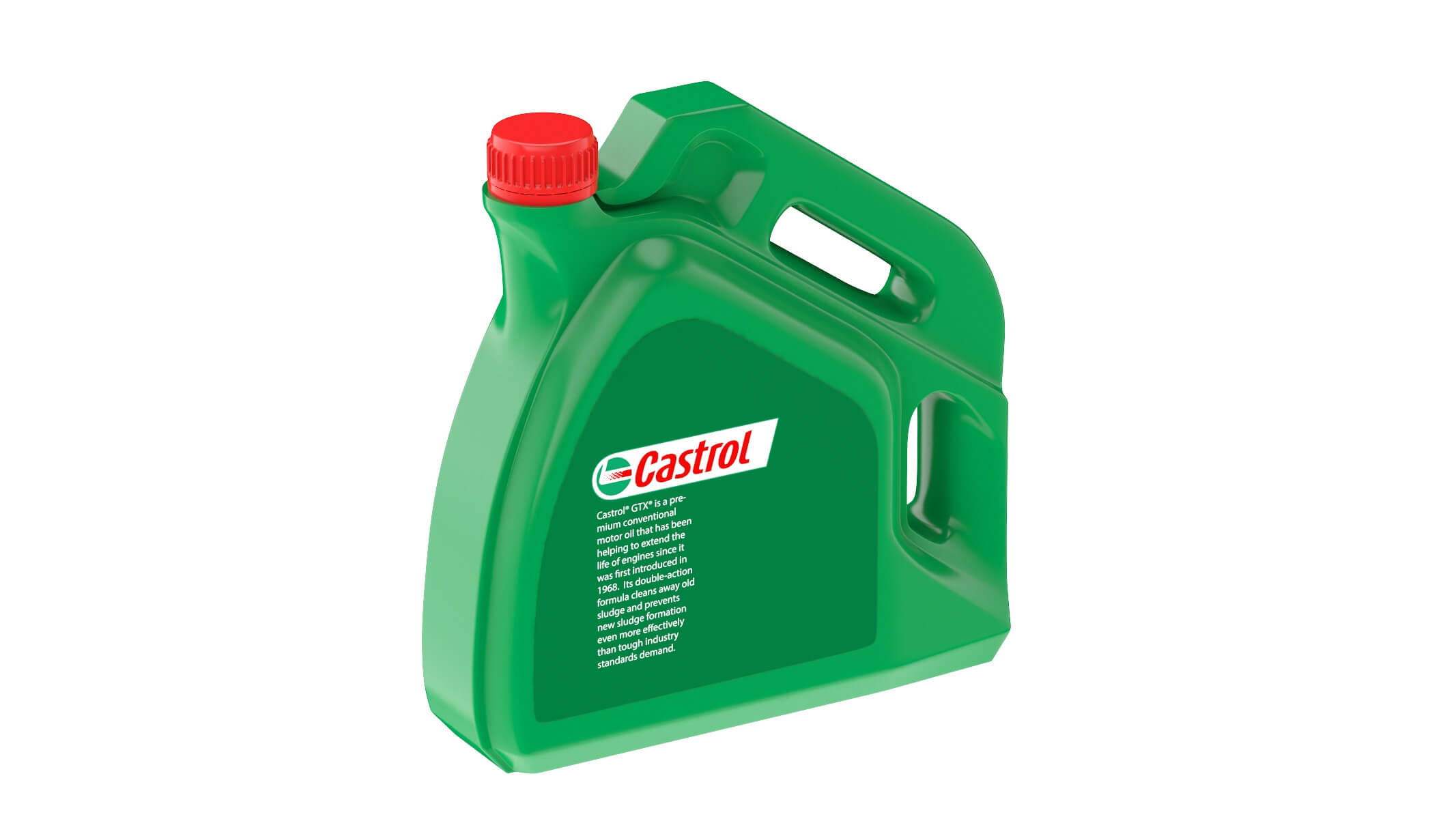 Castrol GTX Engine Oil 15W-40 A3B3 4L 3D Model by frezzy
