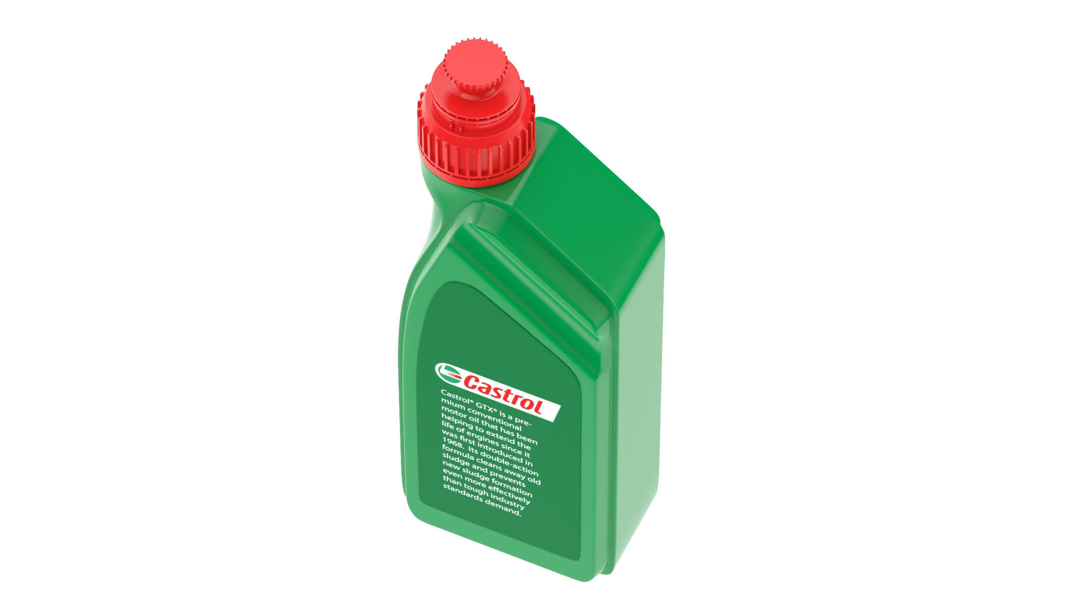 Castrol Power 1 Racing 4T 10W-40 Four Stroke Motorcycle 1L 3D Model by ...