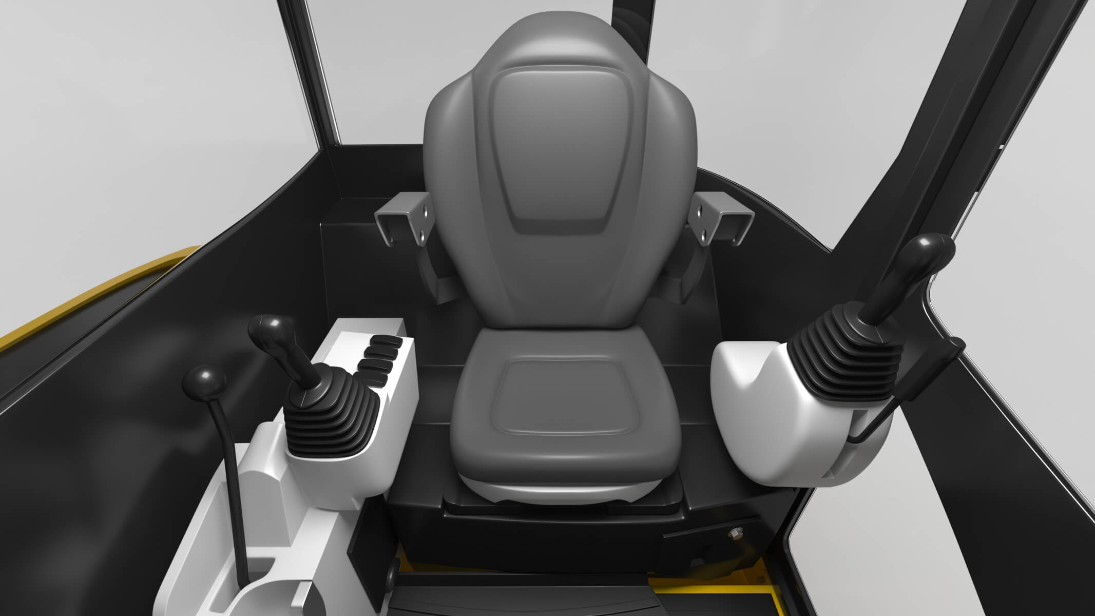 Cat 30 P-Tier Compact Excavator 3D Model by frezzy