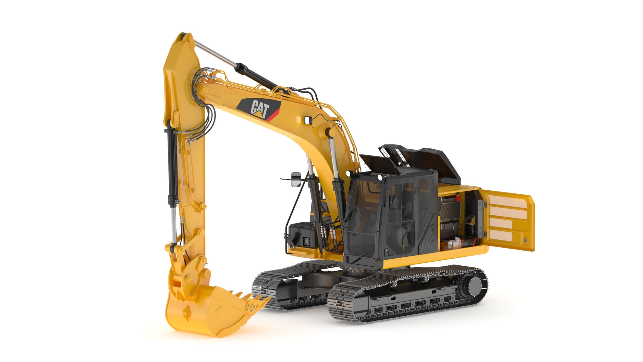Cat 316E Excavator - 3D Model by frezzy