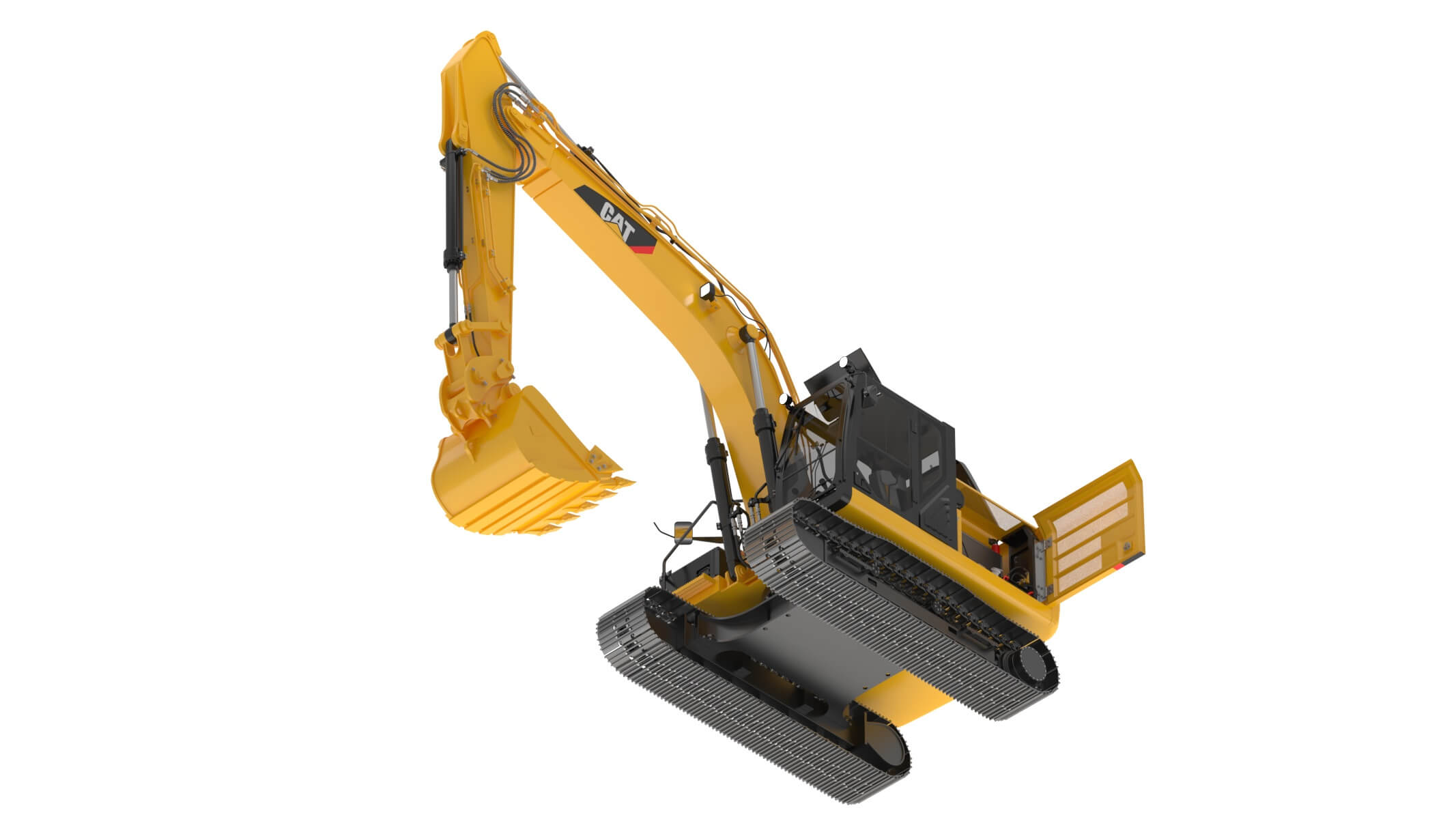 Cat 316E Excavator - 3D Model by frezzy